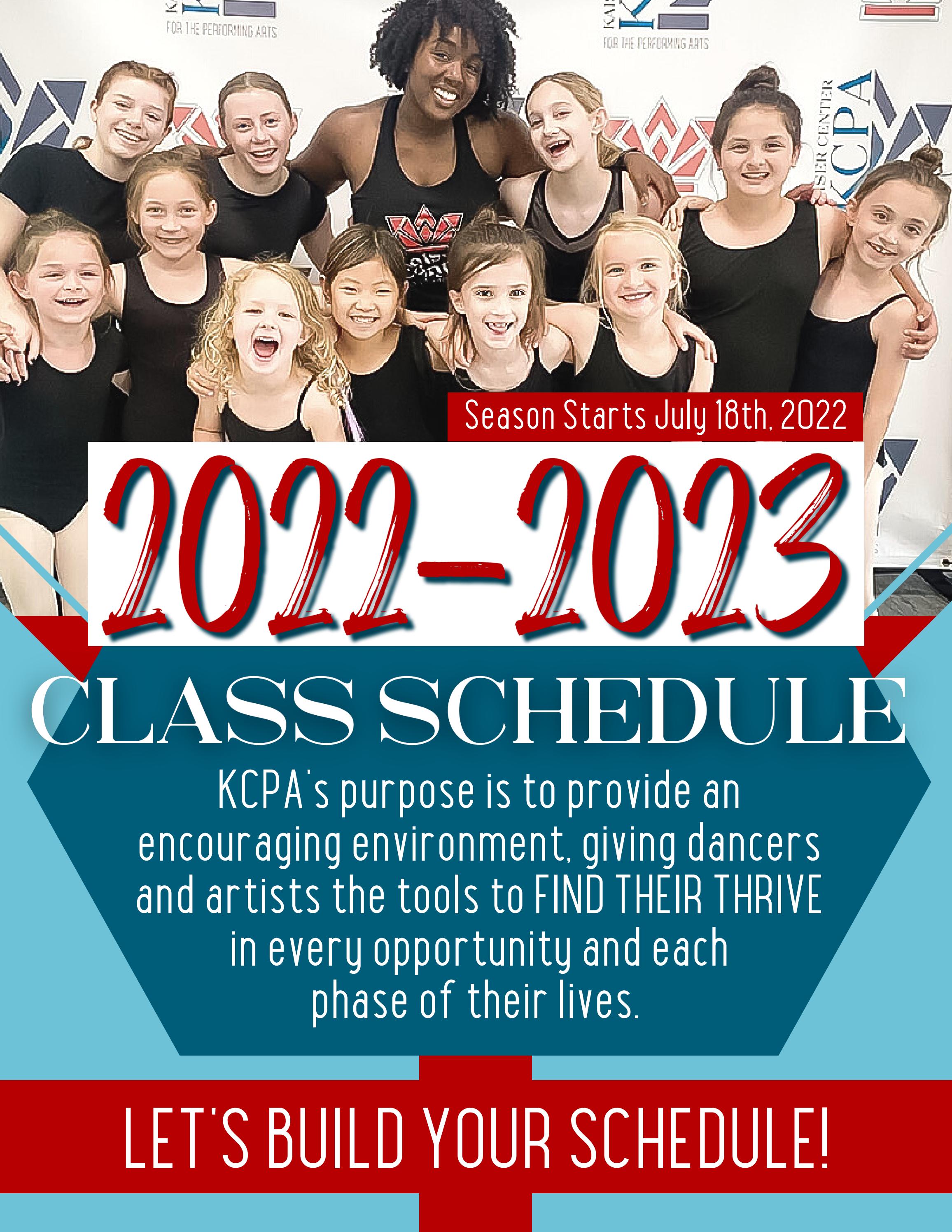 KCPA-Kaiser Kids & PerfTech Schedule by kcpadance - Issuu