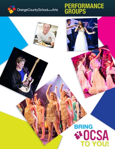 Bring OCSA to You Entertainment Packet by Orange County School of the ...