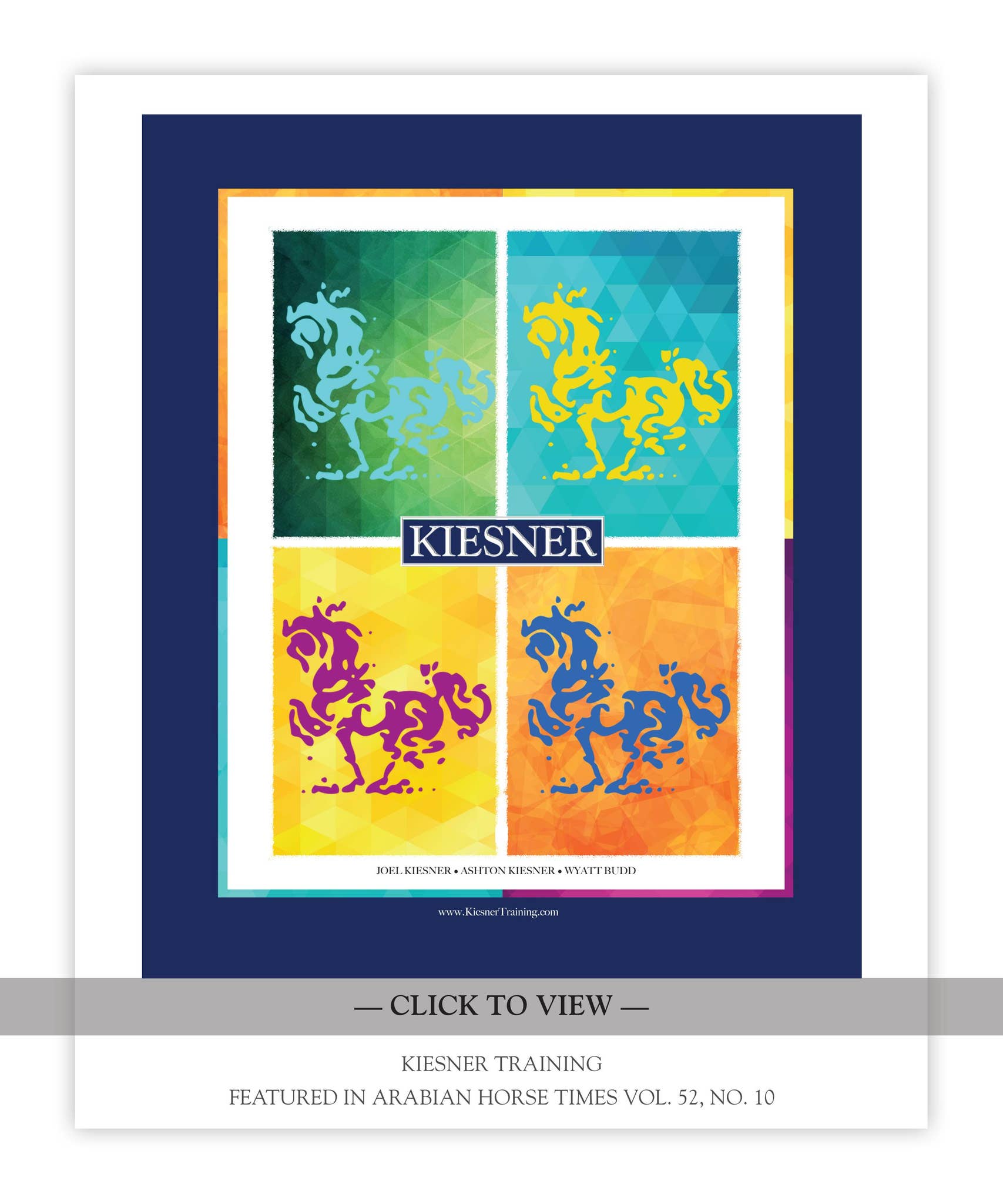 Kiesner Training - 2022 U.S. Nationals by Arabian Horse Times - Issuu