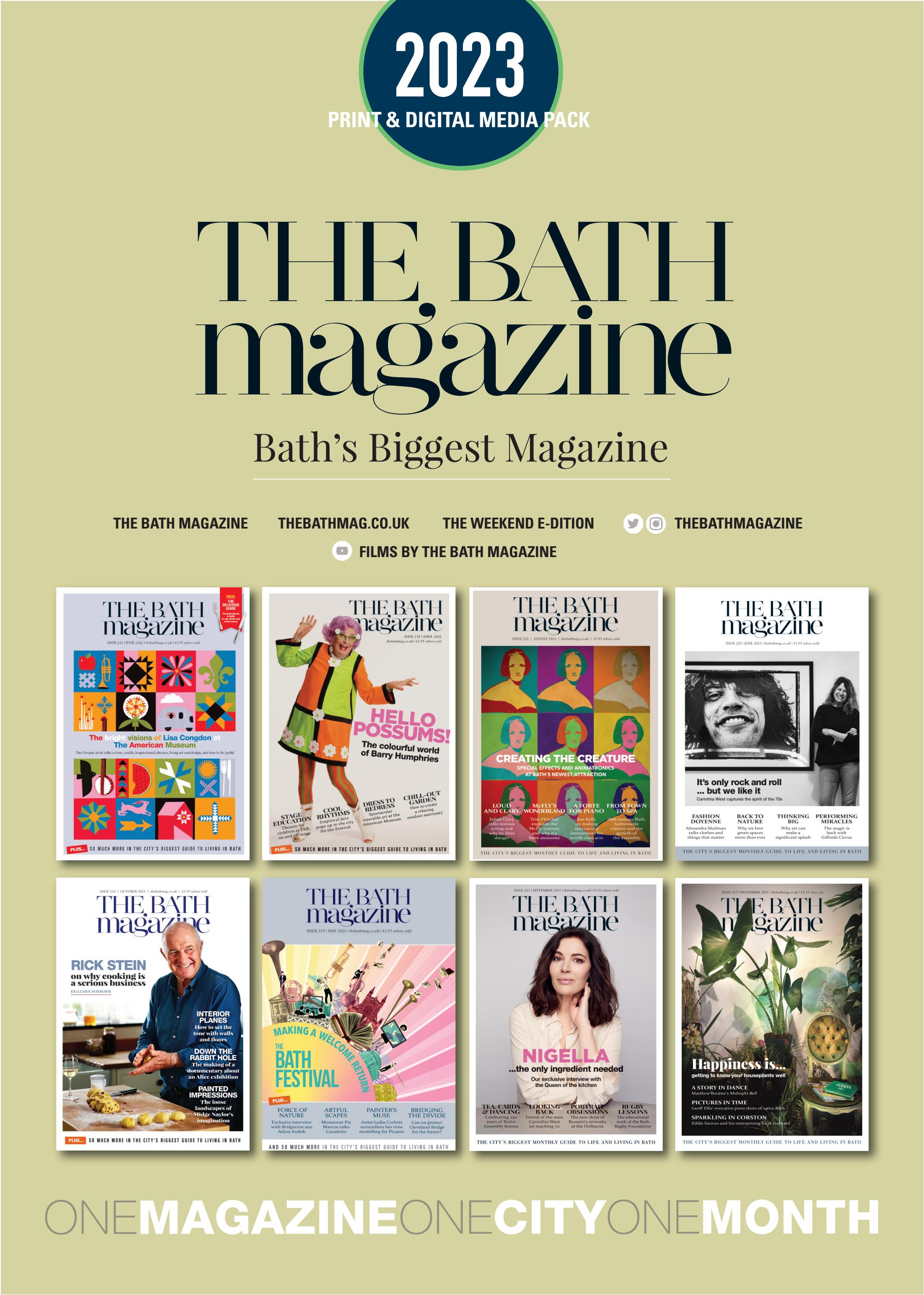 The Bath Magazine – Media Pack 2023 by MC Publishing Limited - Issuu