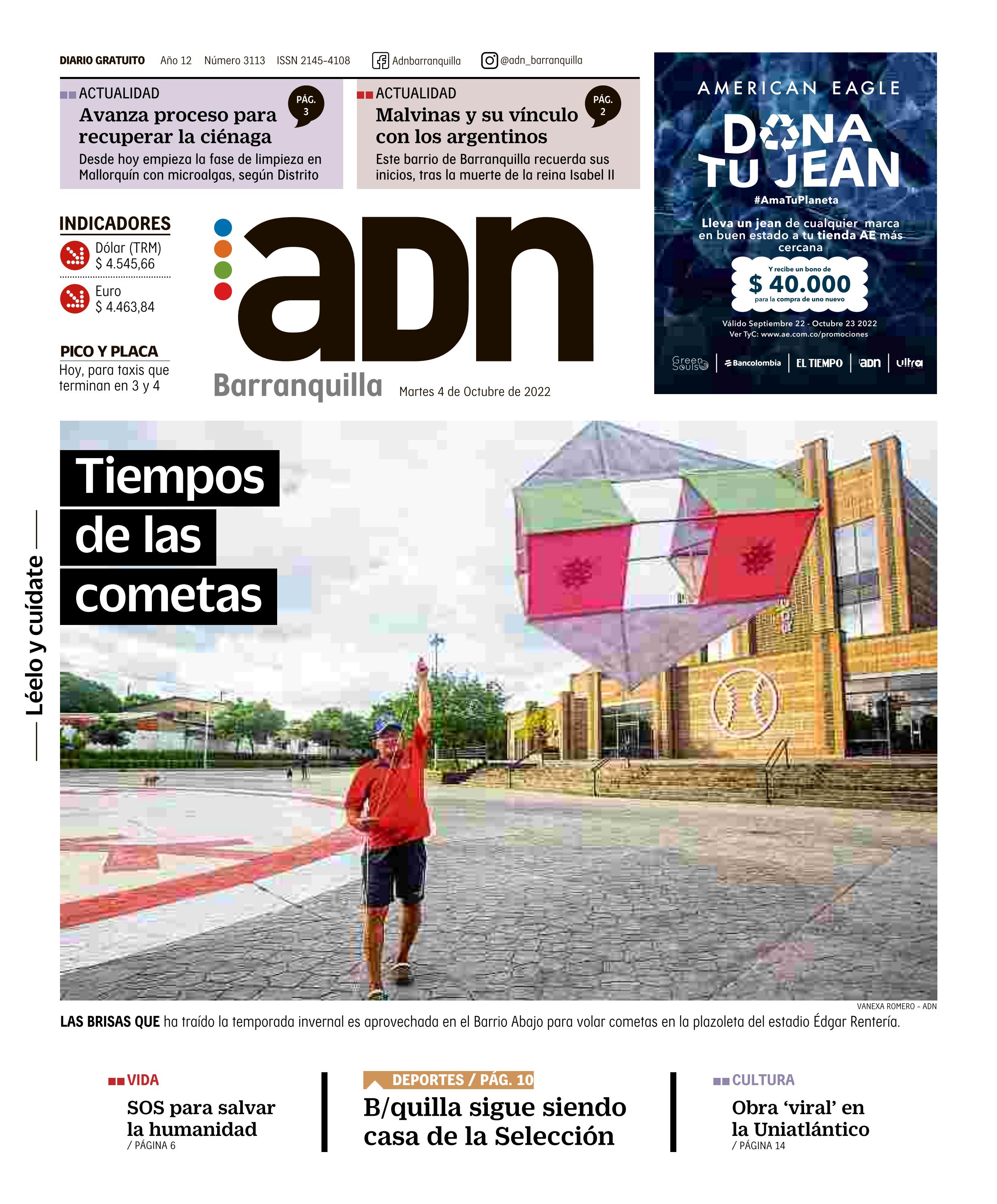 ADN Barranquilla, 04 de Octubre de 2022 by diarioadn.co - Issuu