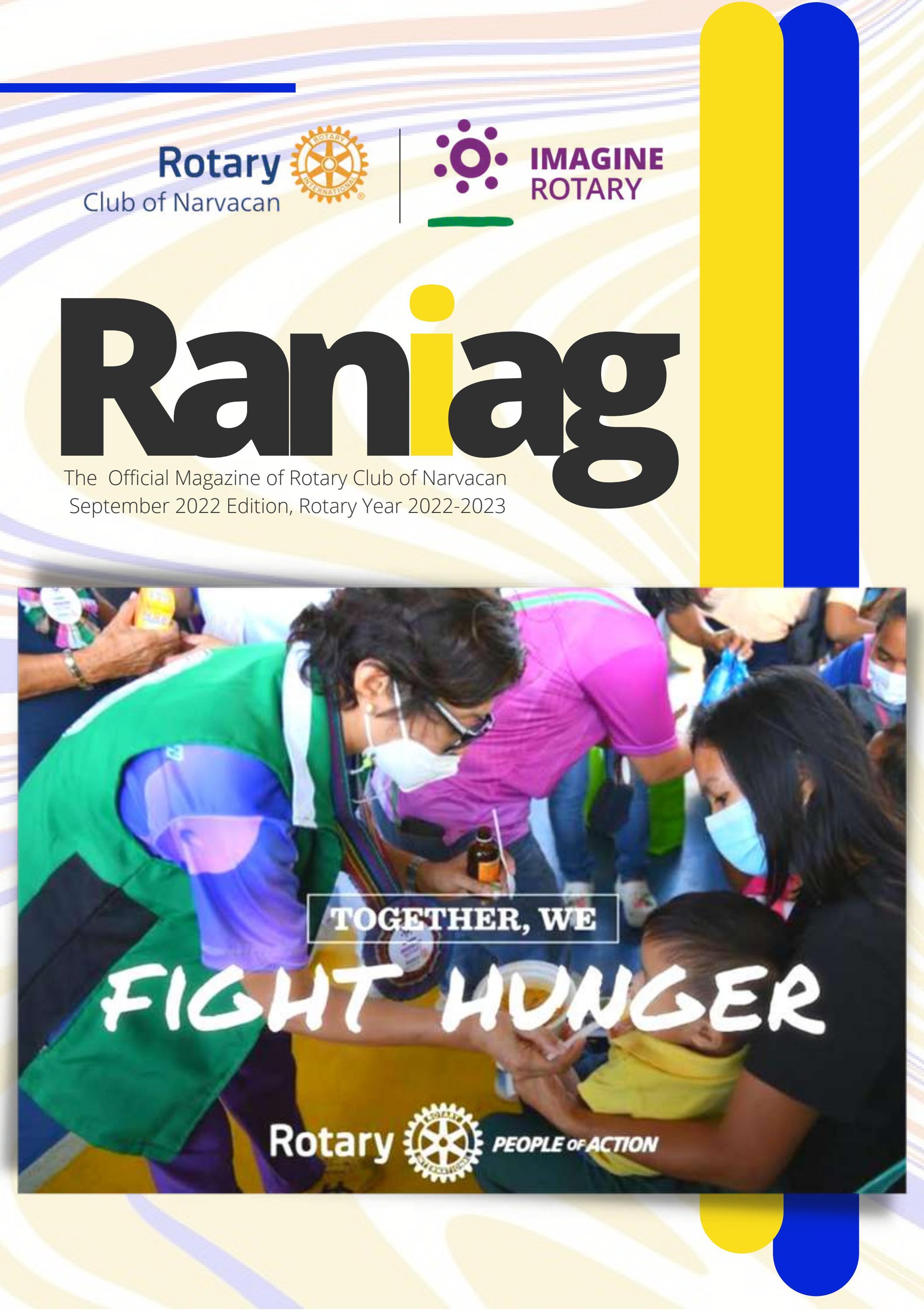 Raniag September 2022-2023 issue by Rotary Club of Narvacan - Issuu