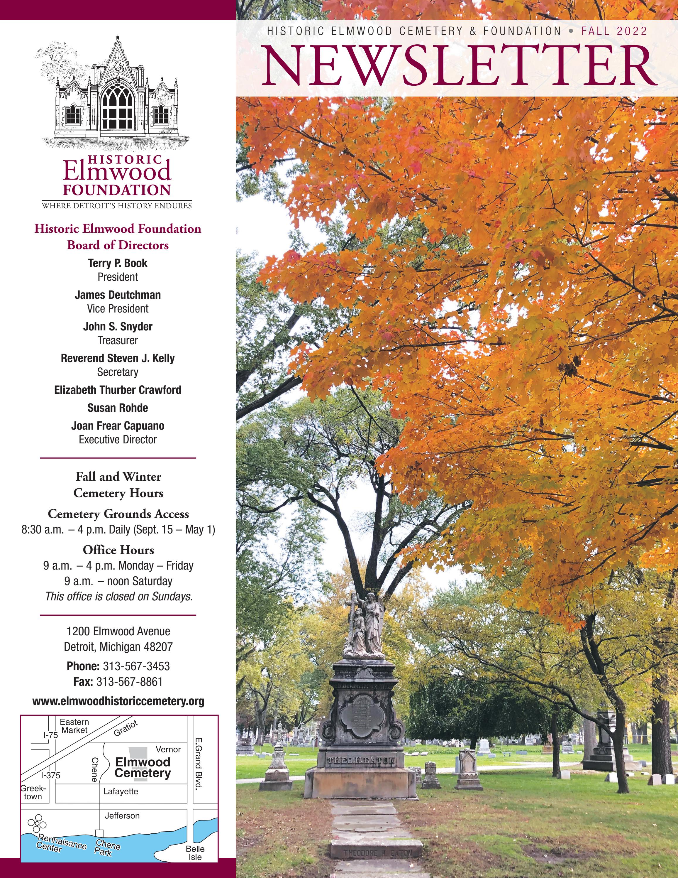 Historic Elmwood Cemetery & Foundation Newsletter • Fall 2022 by ...