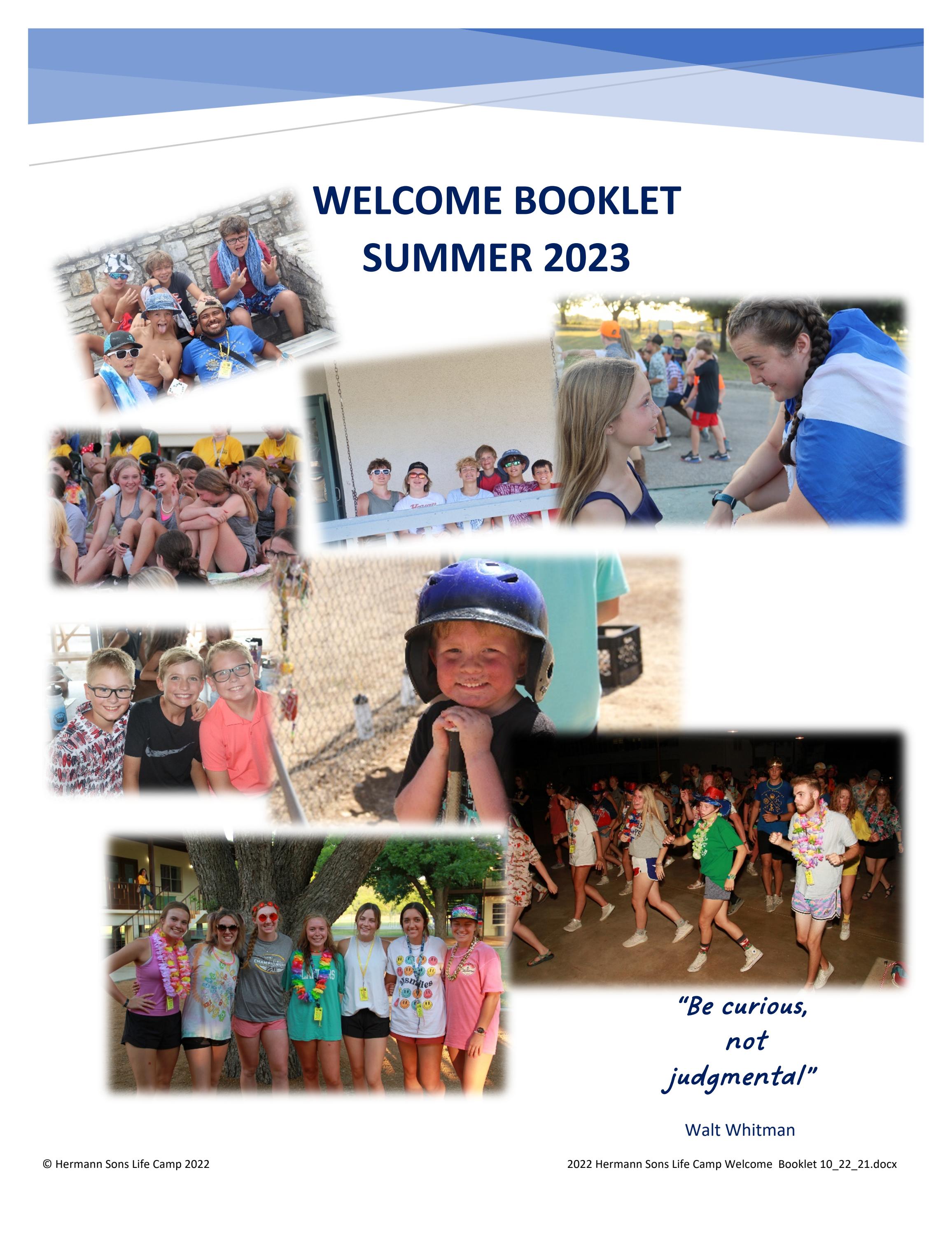 Welcome Booklet Summer 2023 by Hermann Sons Life - Issuu