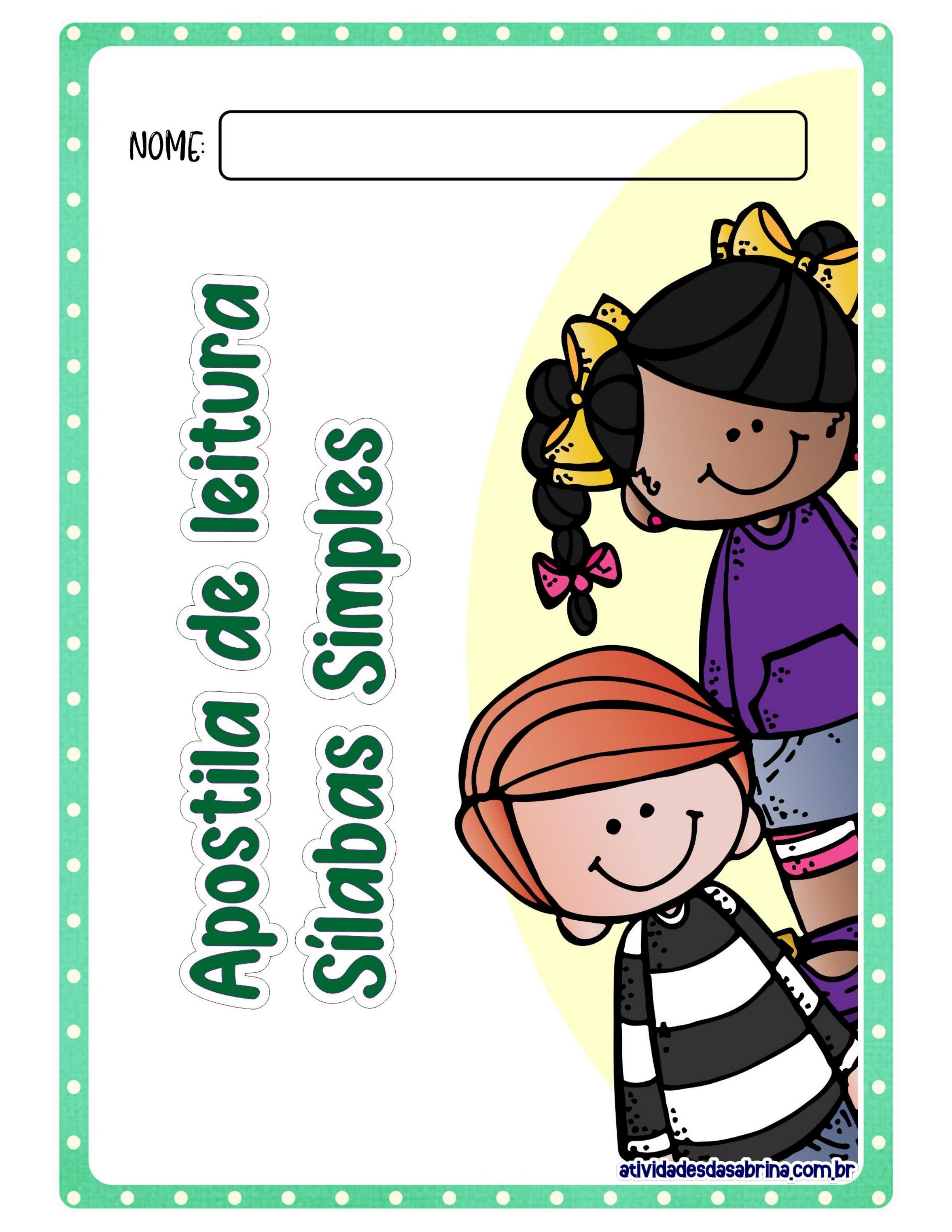 23 Fichas de Leitura de Sílabas Simples by Atividades da Sabrina - Issuu