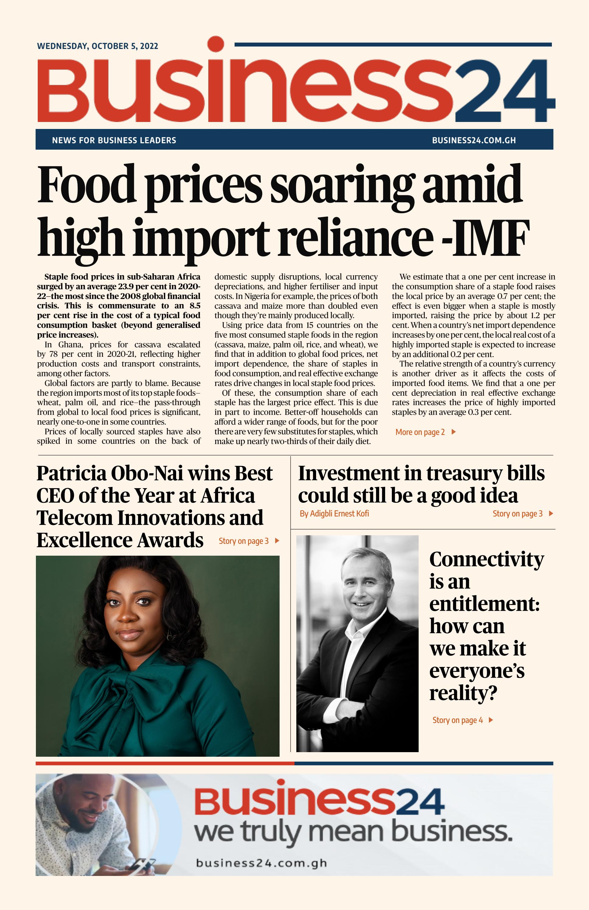 Business24 Newspaper 5 October 2022 by Business24 Online - Issuu