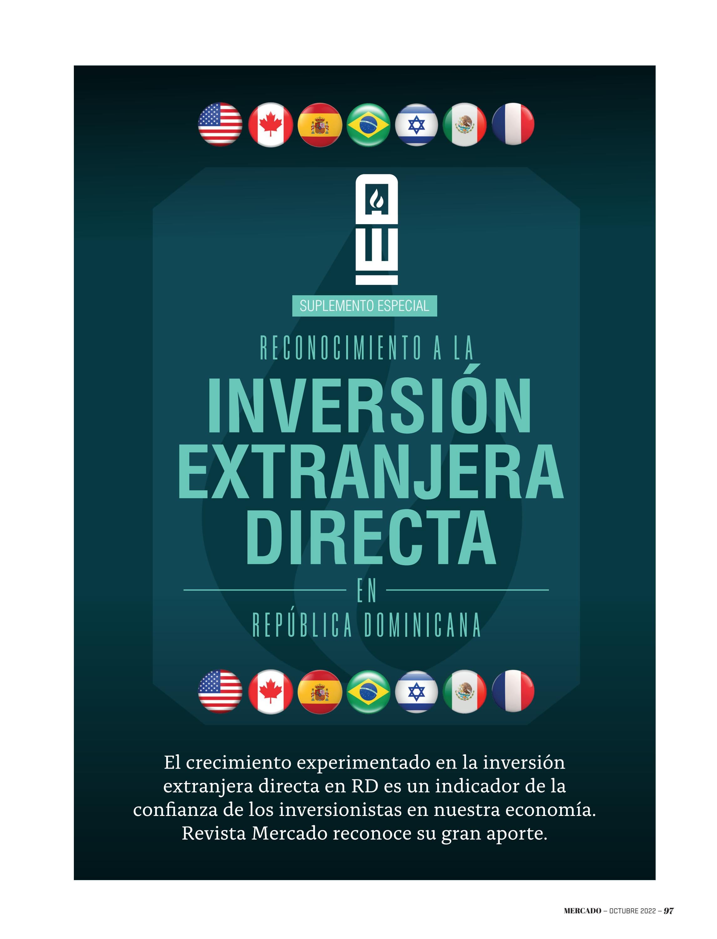 Suplemento Inversión Extranjera - Octubre 2022 by Mercado Media Network ...