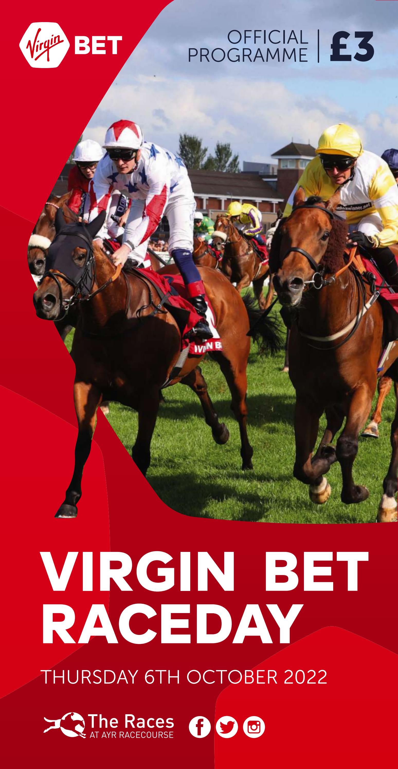 Ayr Racecard - Thursday 6th October by Weatherbys - Issuu