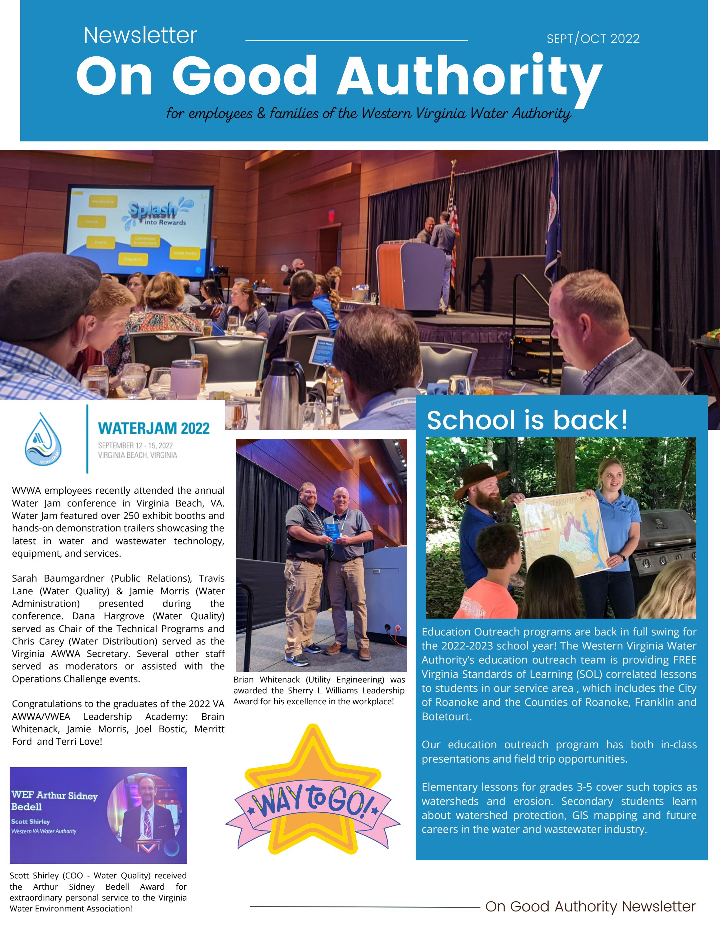 On Good Authority Sept/Oct 2022 by Western Virginia Water Authority - Issuu
