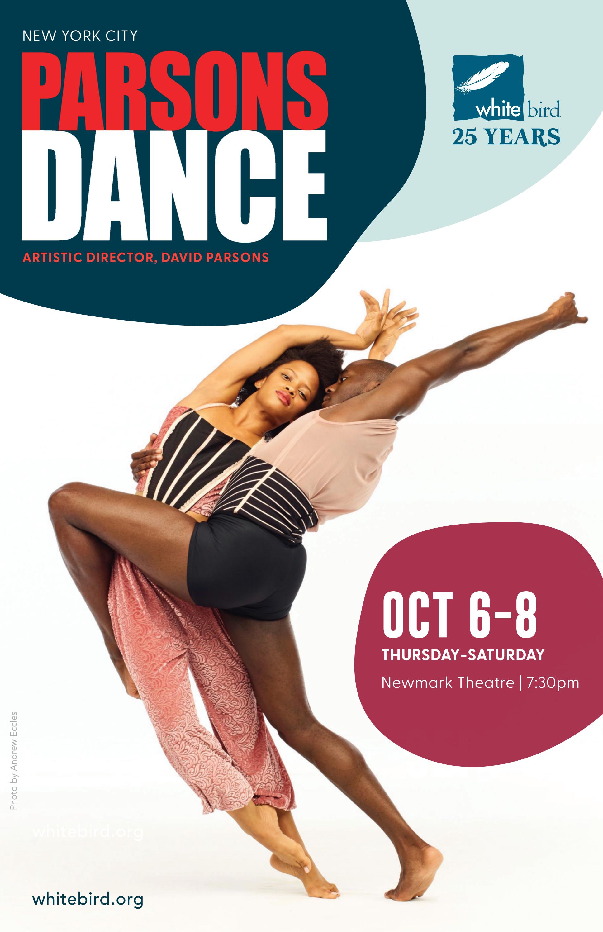White Bird Presents: Parsons Dance by White Bird Dance - Issuu