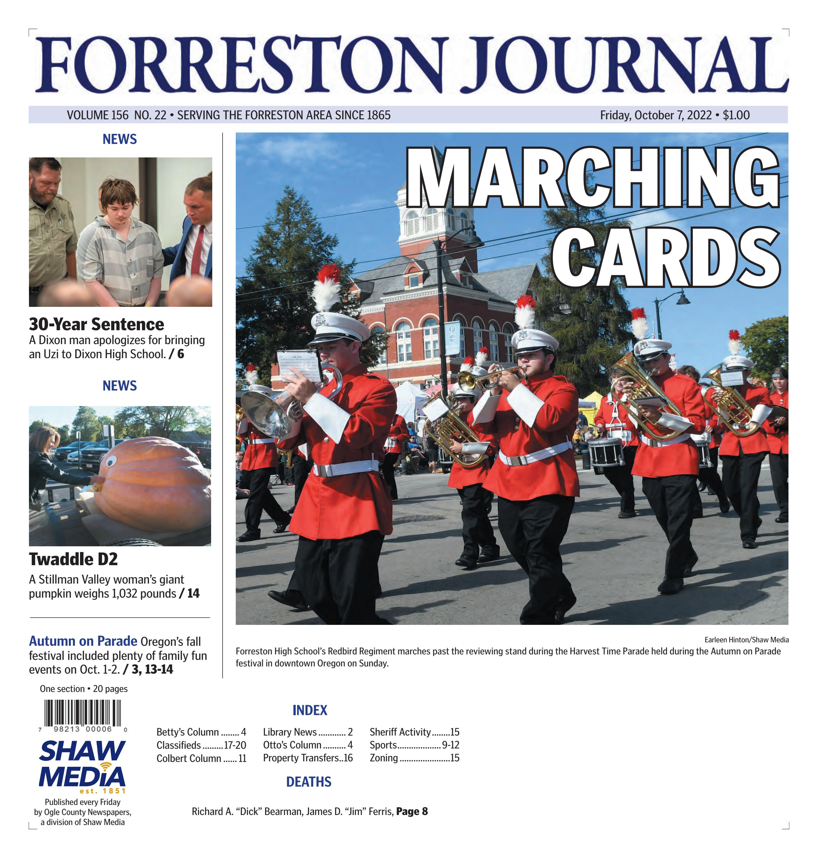 Forreston_Journal-10-07-2022 by Shaw Media - Issuu