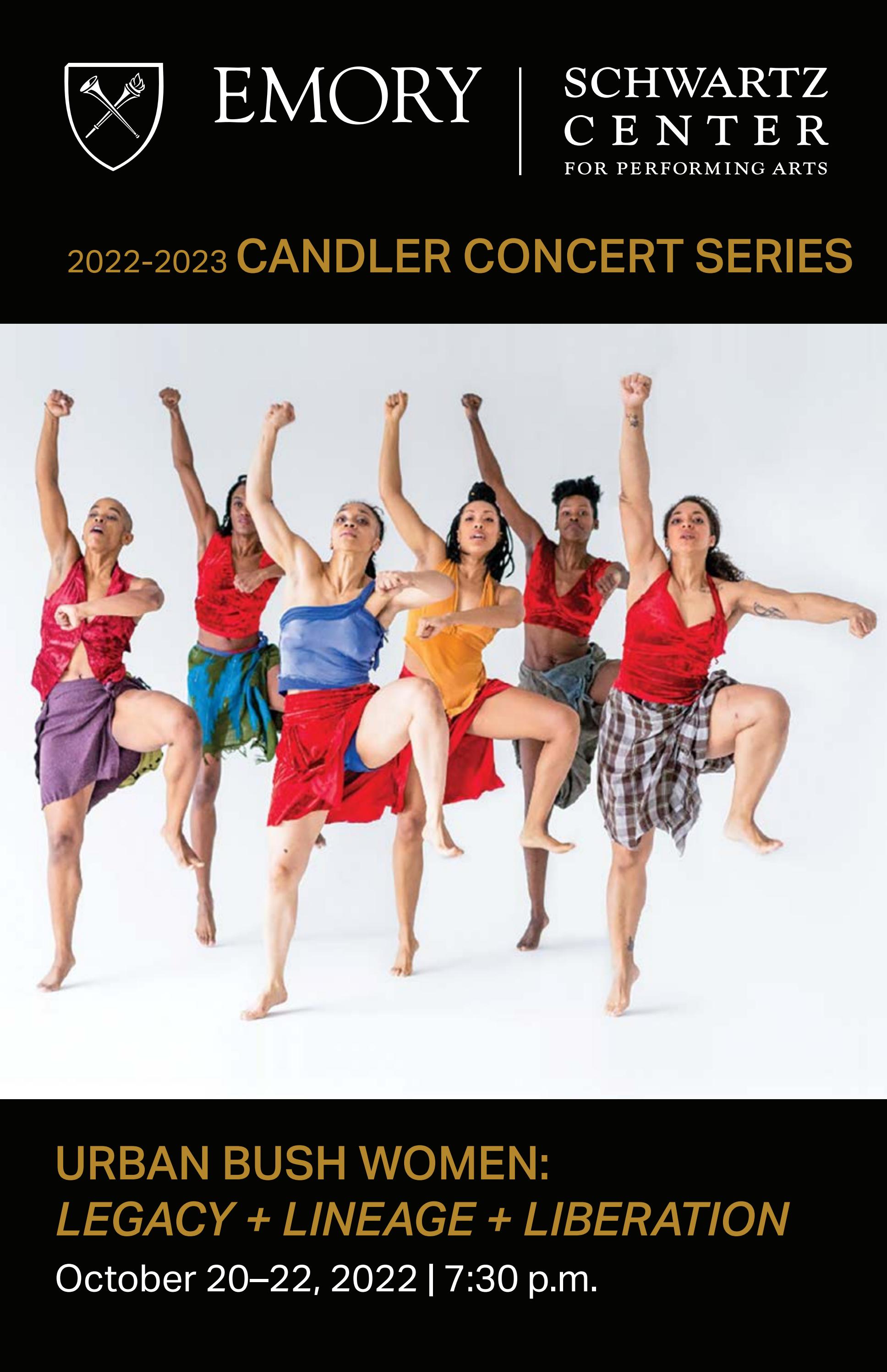 10/20/2022 Urban Bush Women | Candler Dance Program by Schwartz Center ...