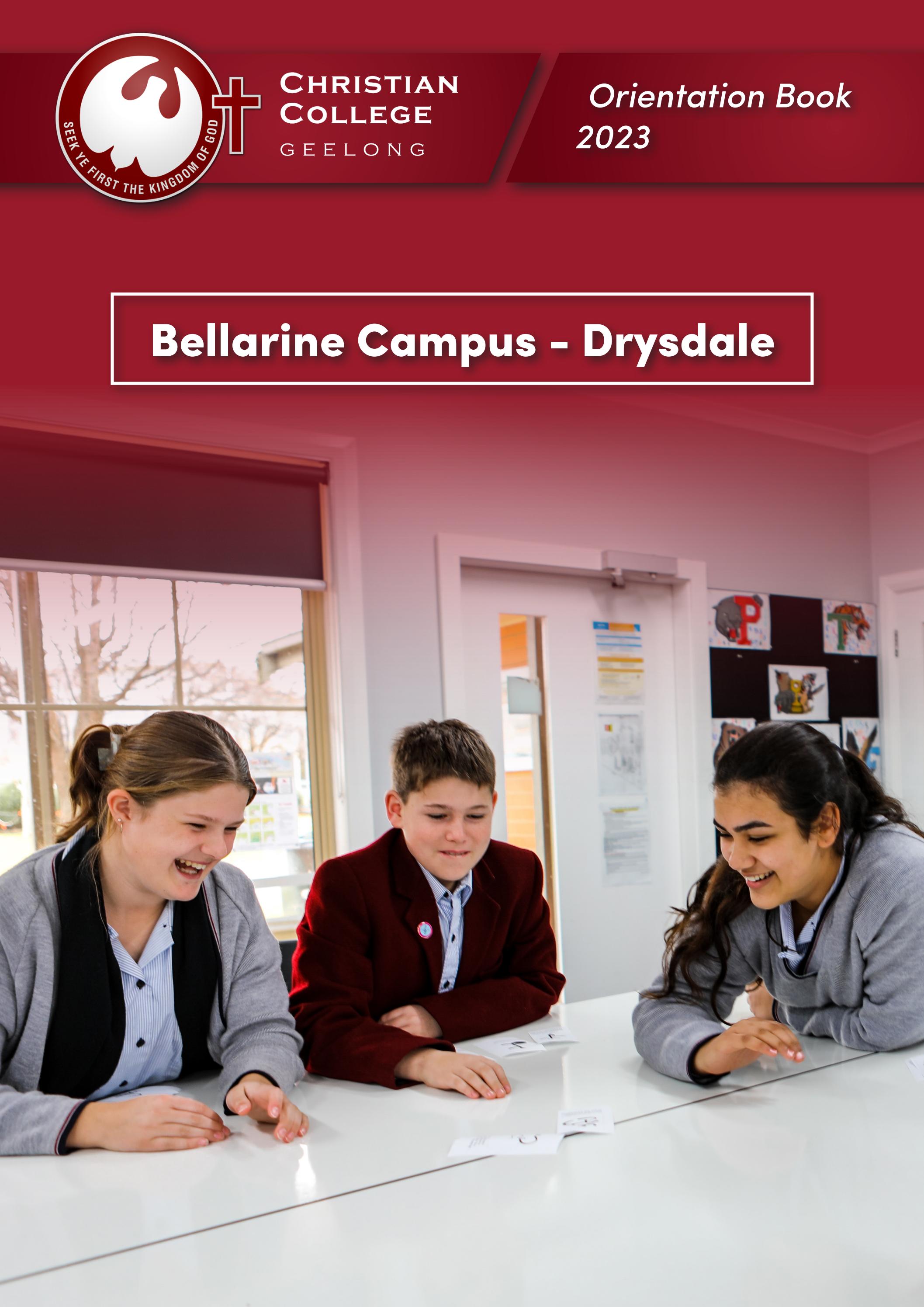 Bellarine Campus Orientation Book by Christian College Geelong - Issuu