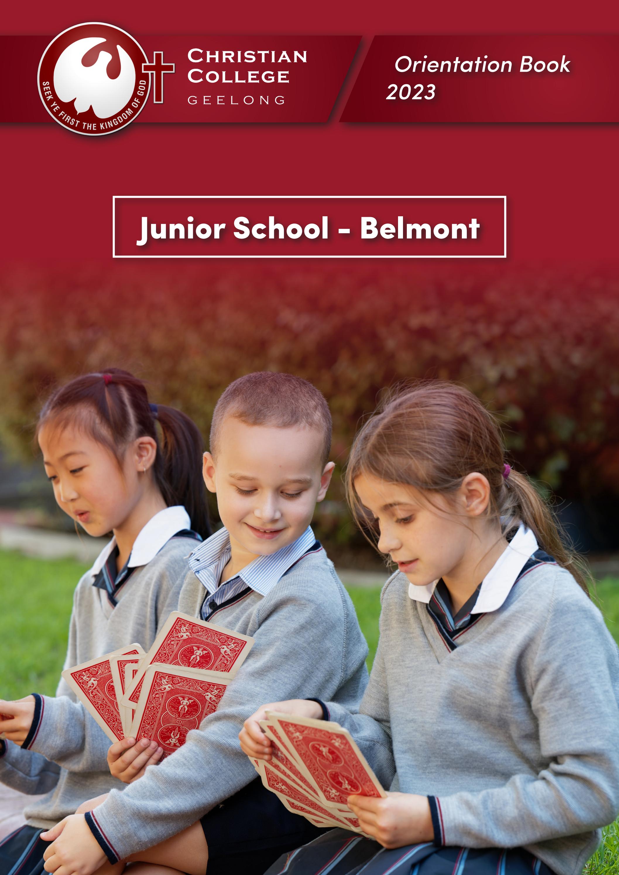 Junior School Orientation Book by Christian College Geelong - Issuu