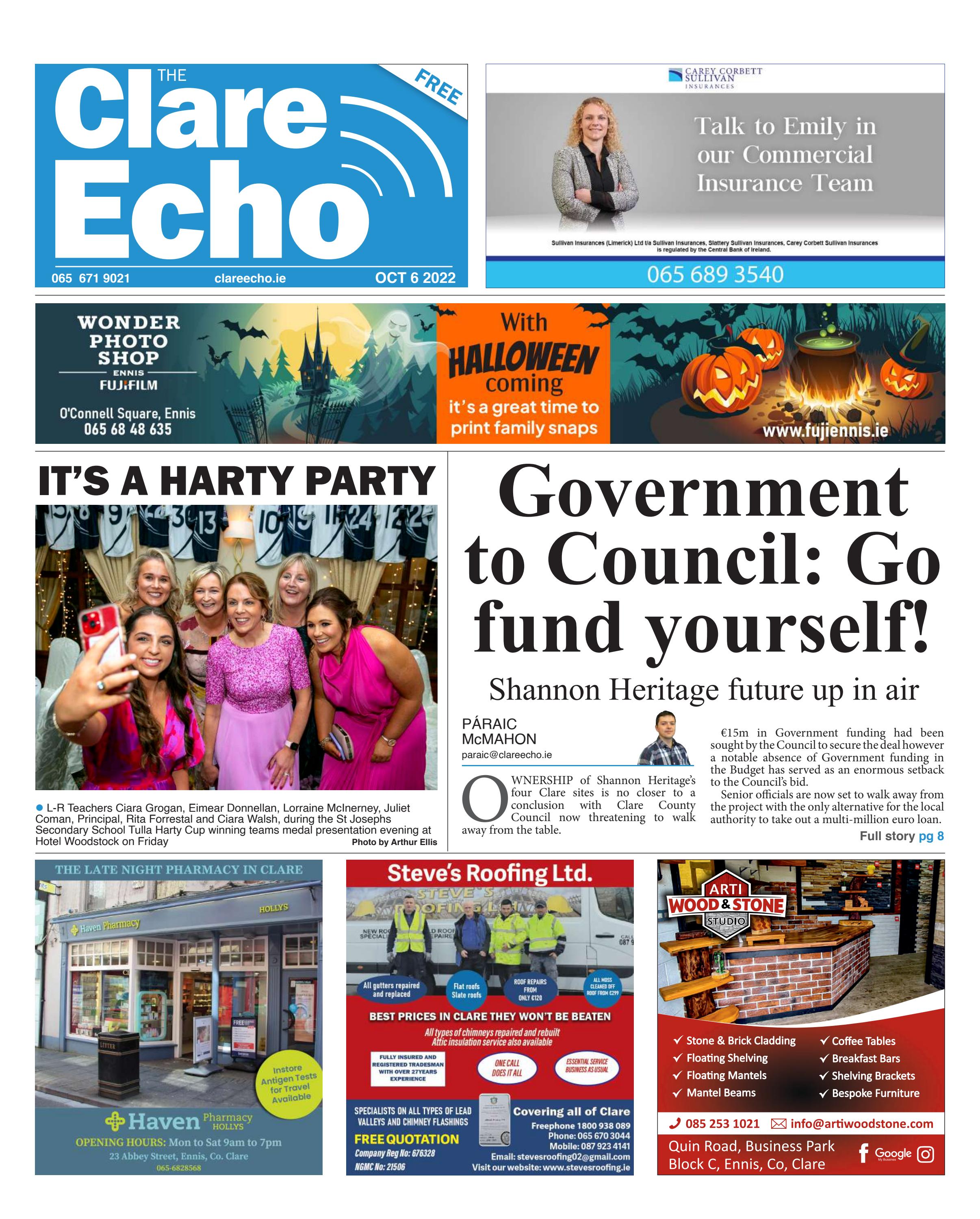 The Clare Echo 06/10/22 by The Clare Echo - Issuu
