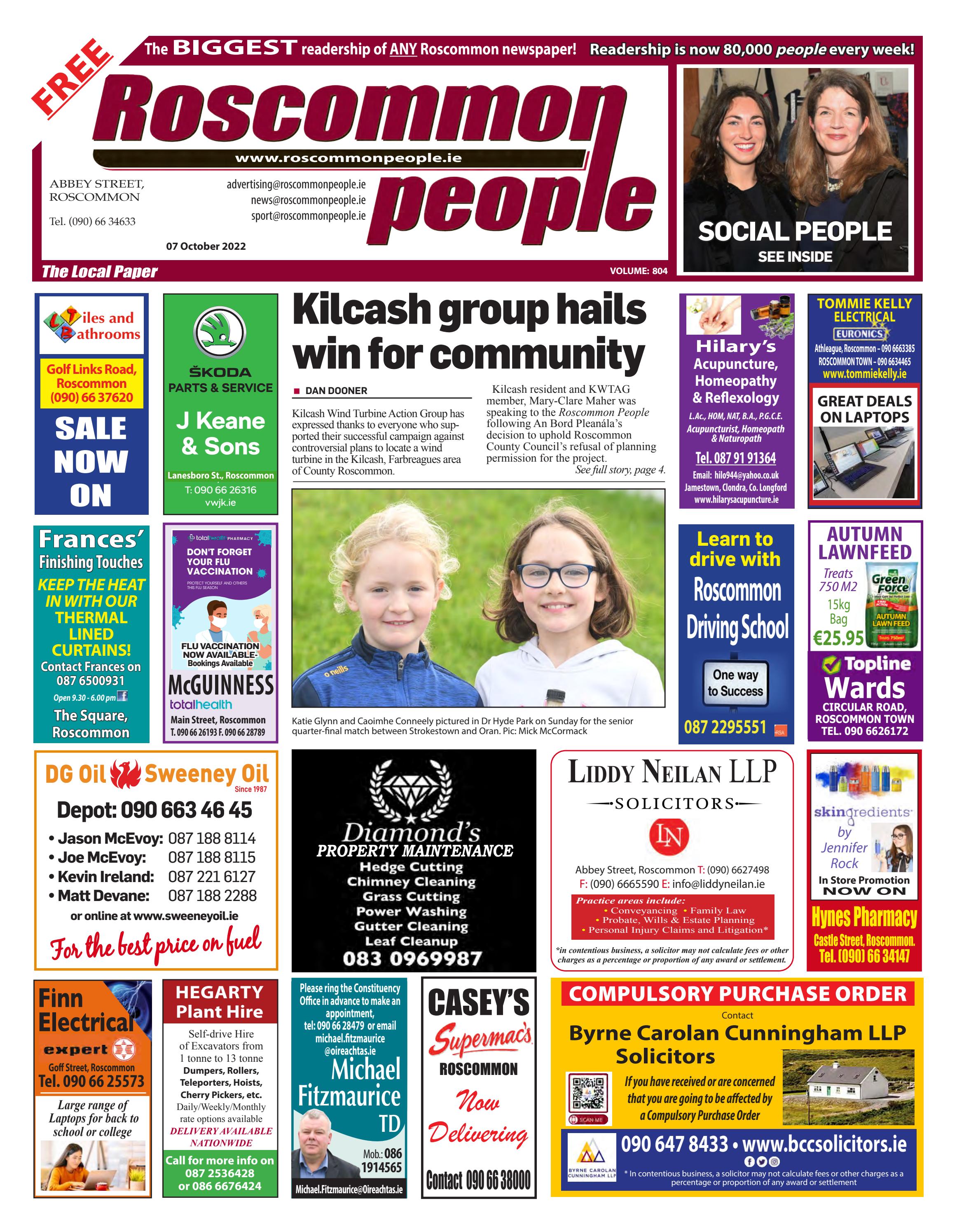 07 October 2022 Roscommon People by RossiePeople - Issuu