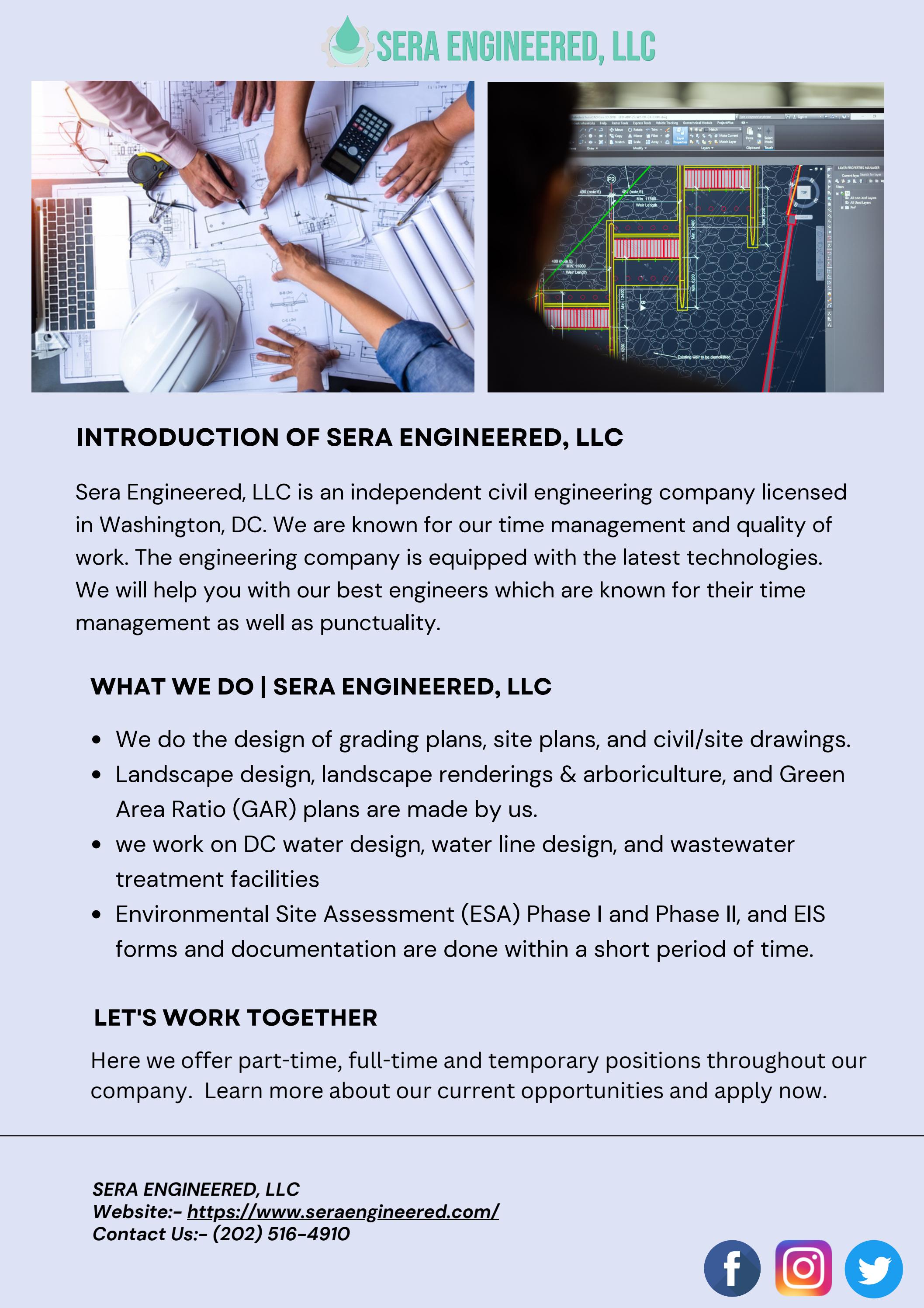 Engineers Services by Sera Engineered, LLC by Sera Engineered LLC - Issuu