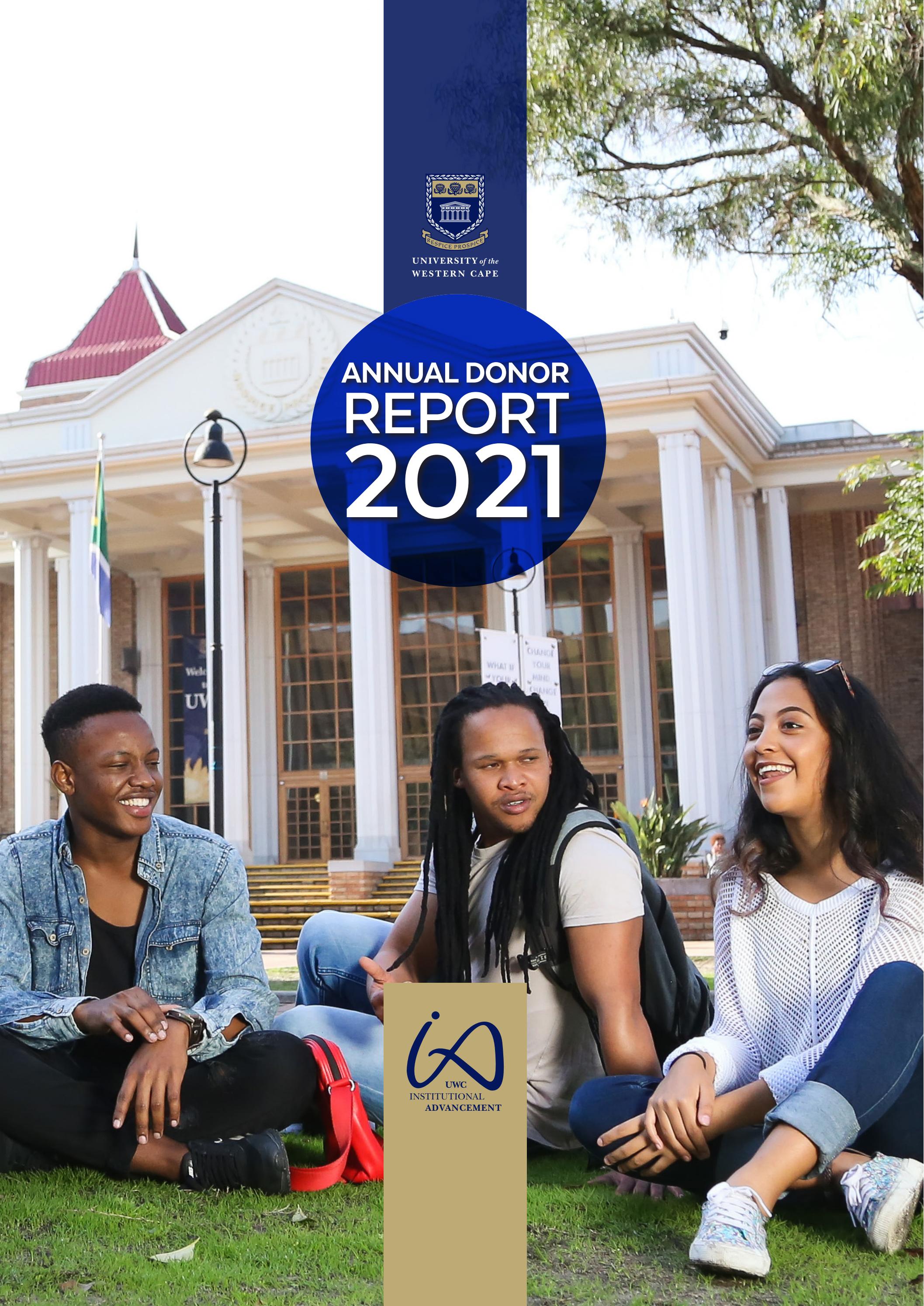 UWC Annual Donor 2021 Report by University of the Western Cape - Issuu