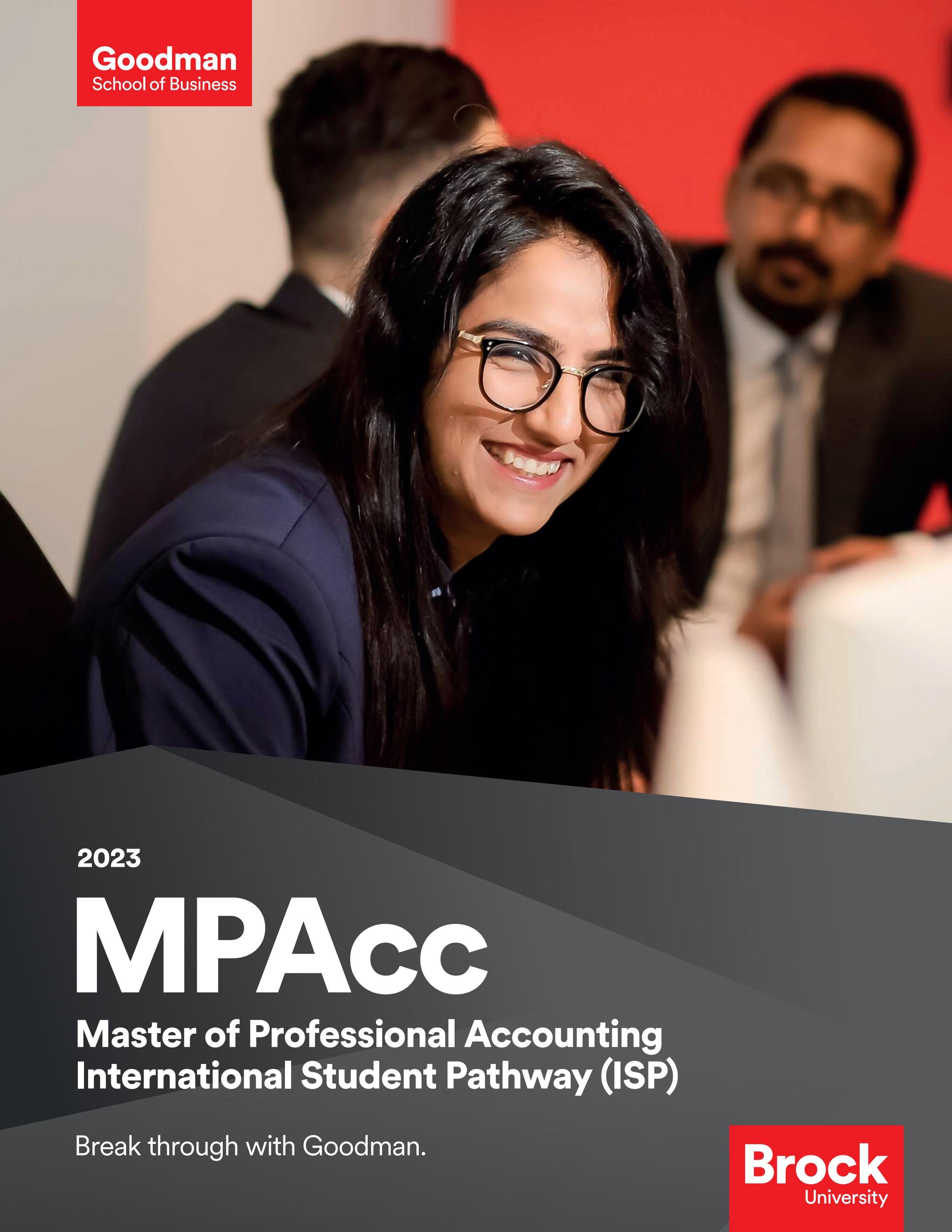 Goodman School of Business: MPAcc (ISP) Brochure 2023 by Brock University - Issuu