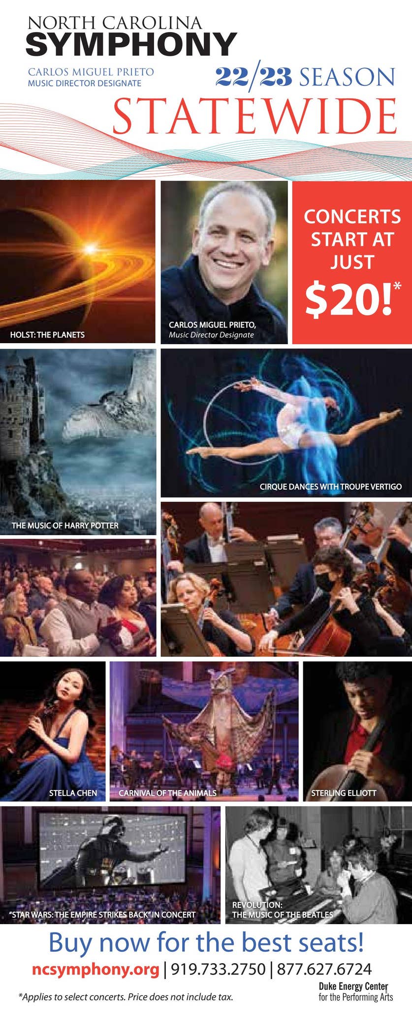 2020/21 North Carolina Symphony Raleigh Season by northcarolinasymphony ...