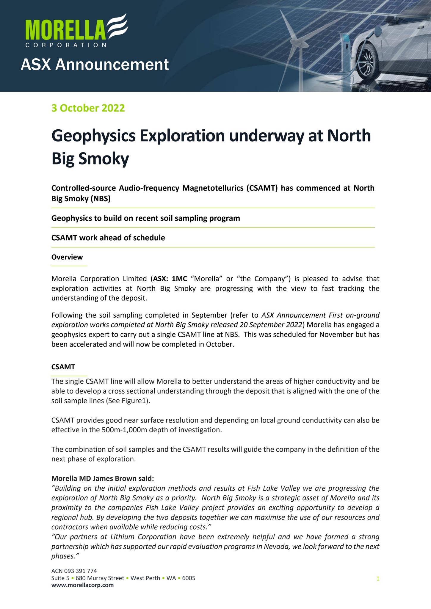 LITHIUM - MORELLA NORTH BIG SMOKY by CFX Network, LLC - Issuu