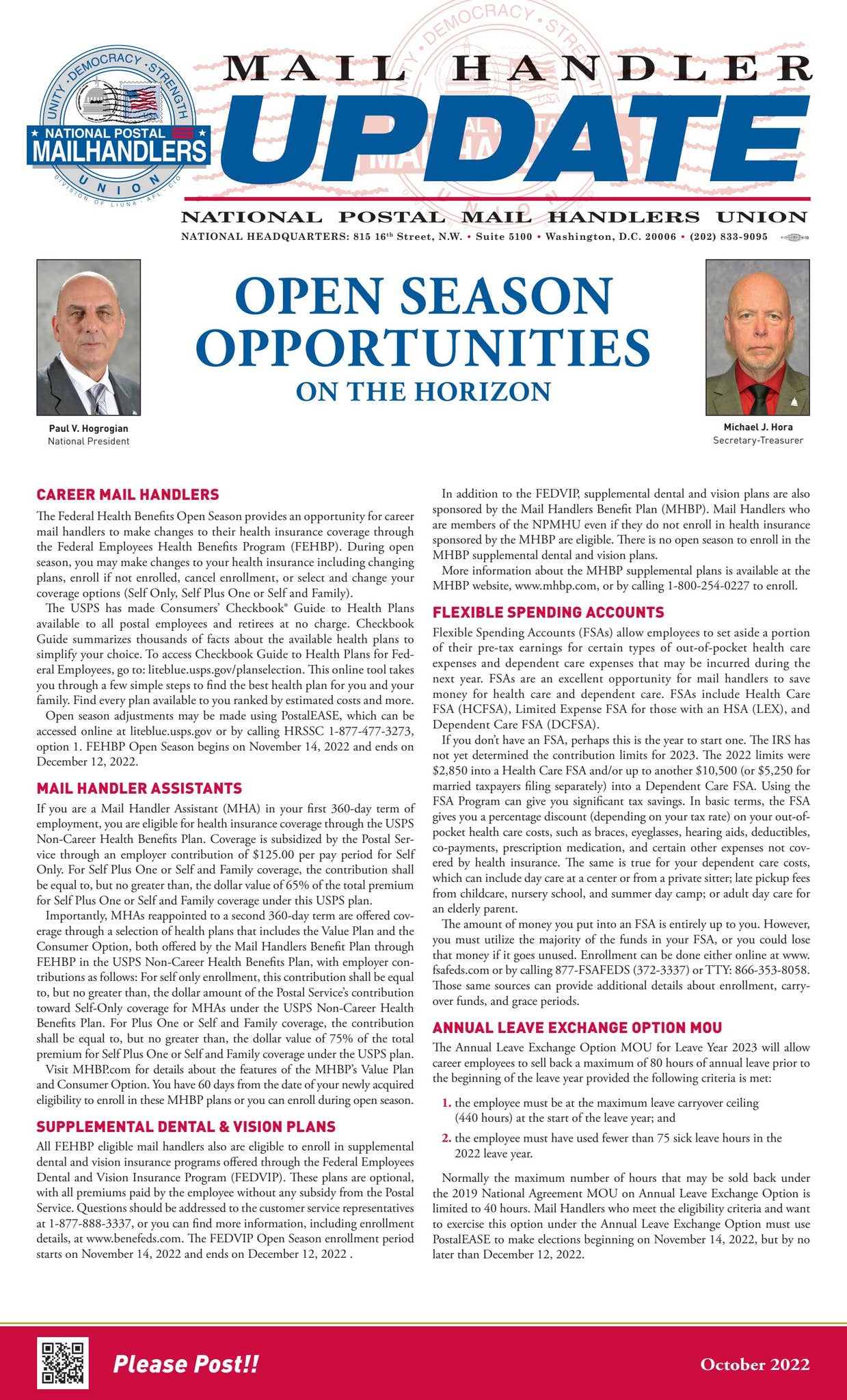 October 2022 by National Postal Mail Handlers Union - Issuu