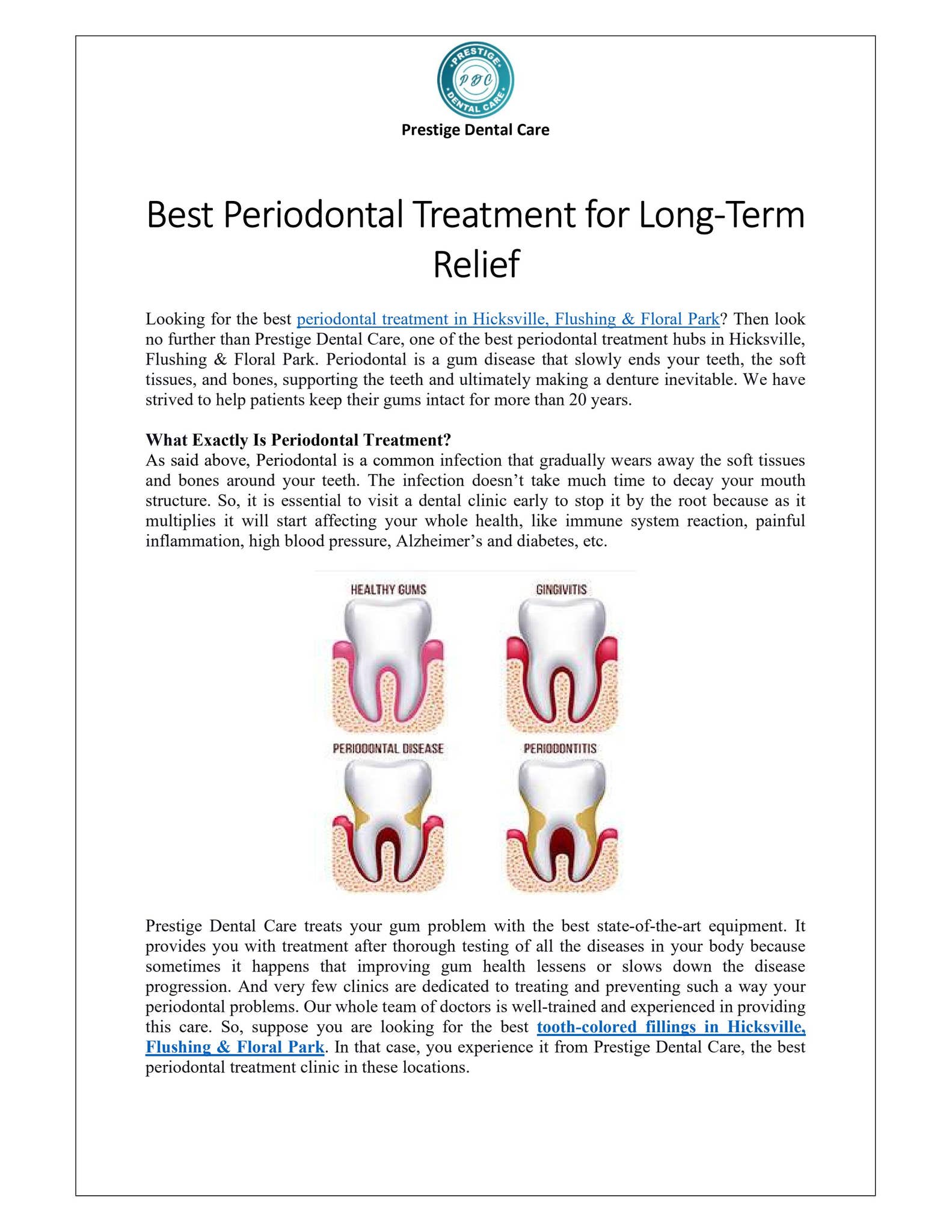 Get the Best Periodontal Treatment in Hicksville, Flushing & Floral ...