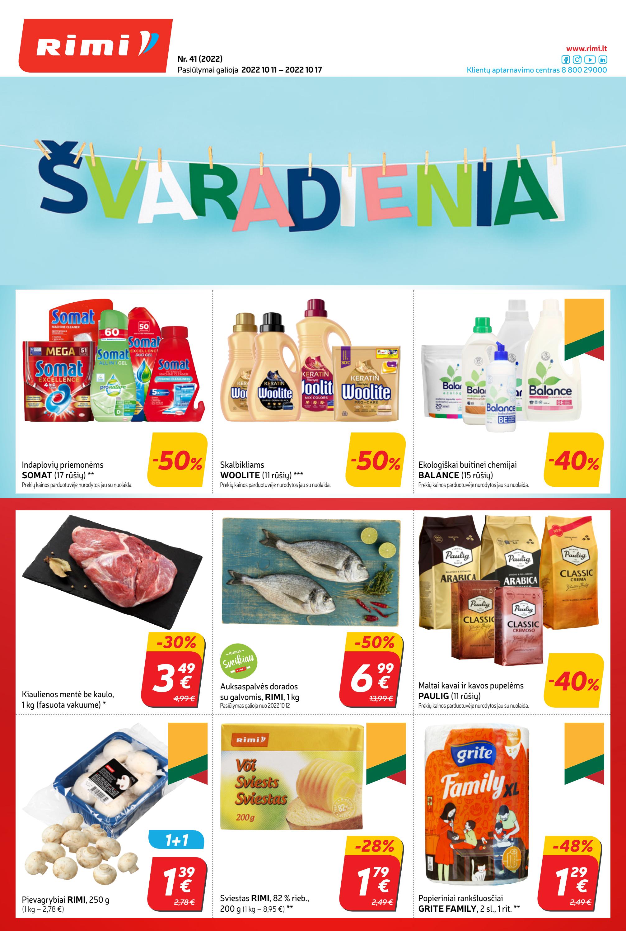 „Rimi“ savaitinis leidinys Nr. 41 (2022) by Rimi - Issuu