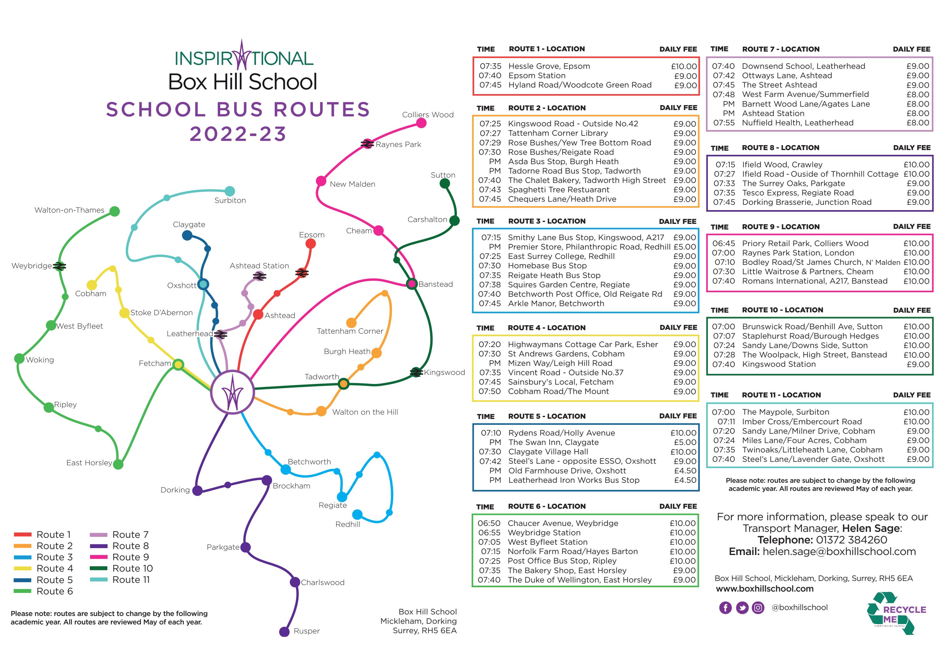 Bus Route By Box Hill School Issuu Bus Route By Box Hill School Issuu