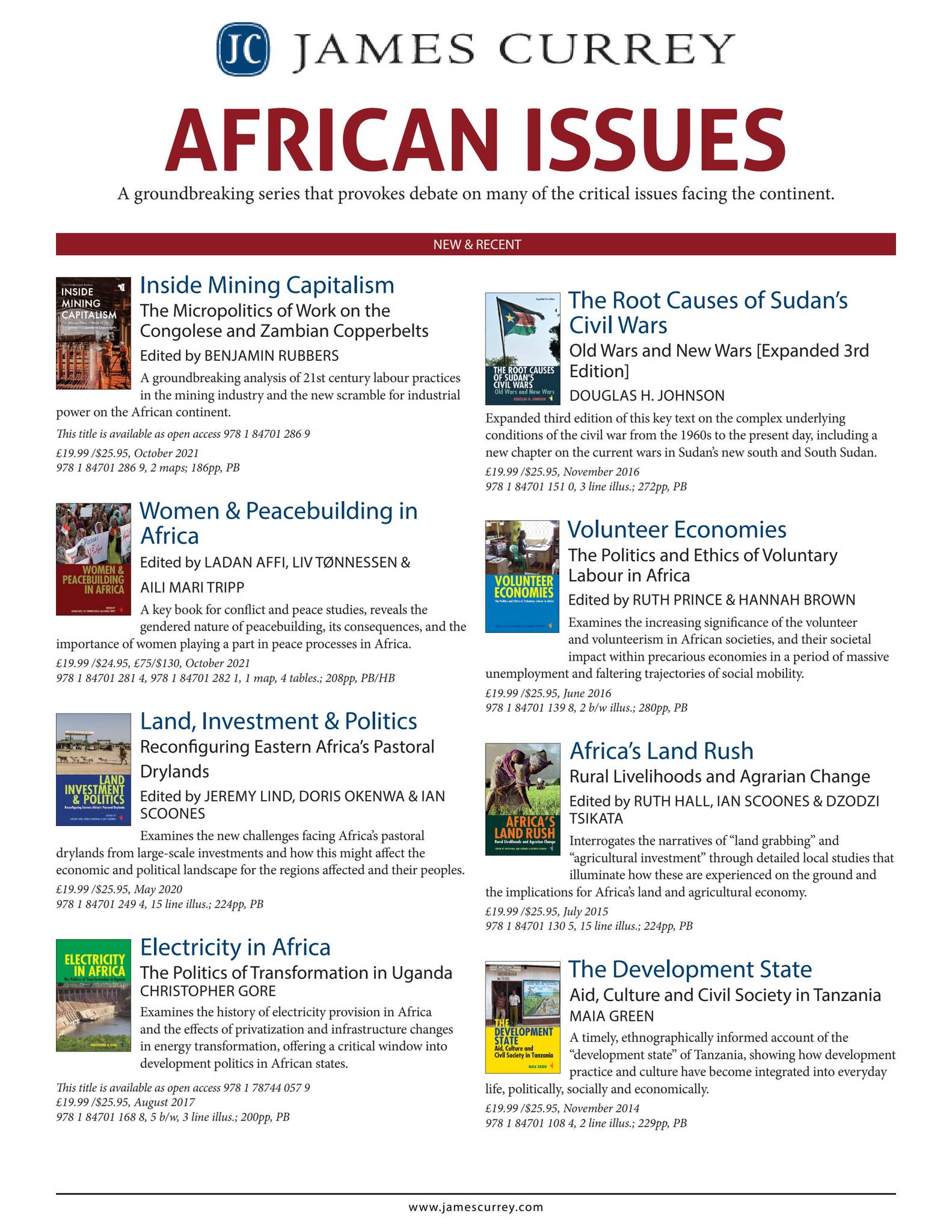 African Issues - James Currey by africaconnection - Issuu