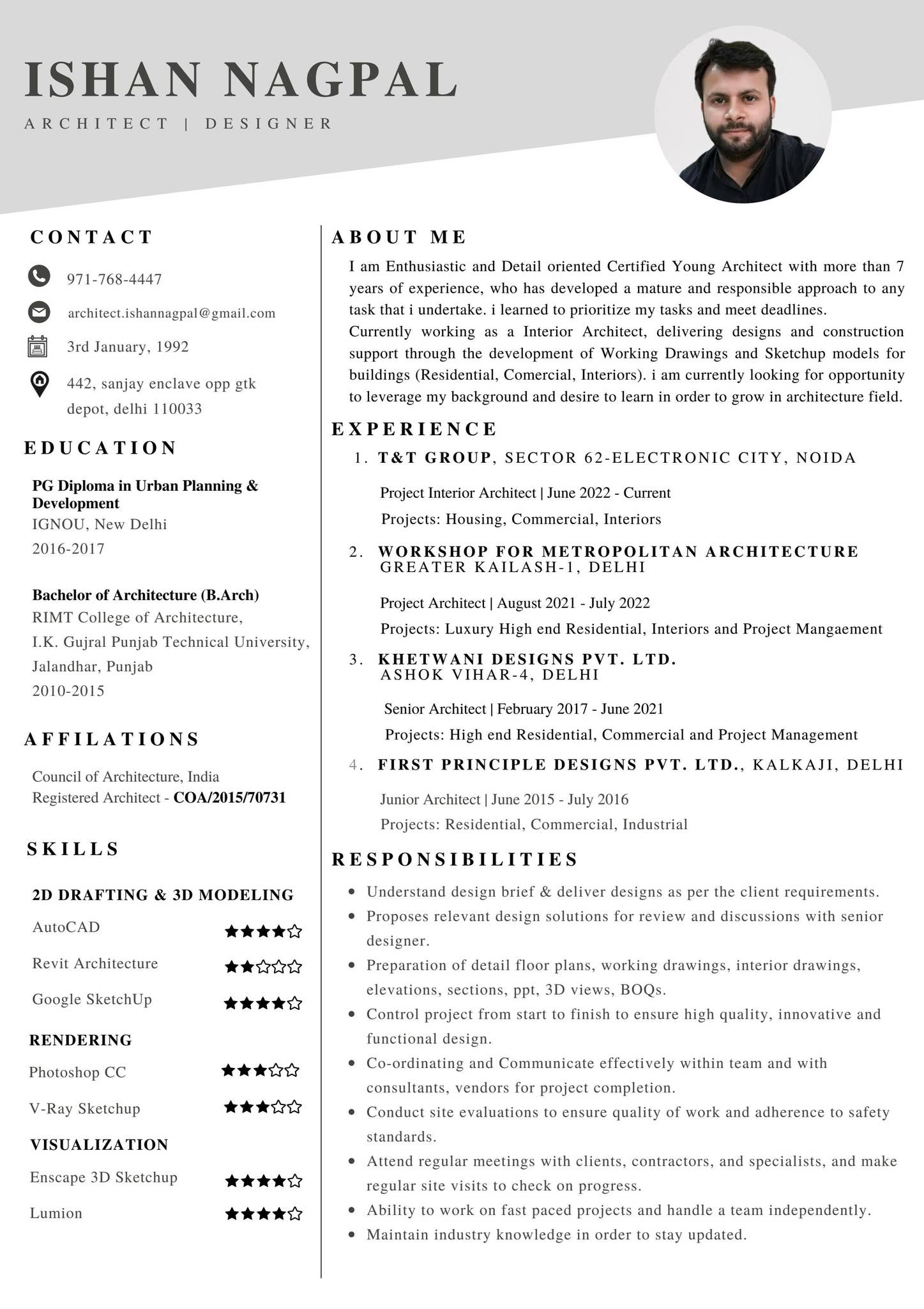 ArchitecturalDesigner_Resume by Ishan Nagpal - Issuu