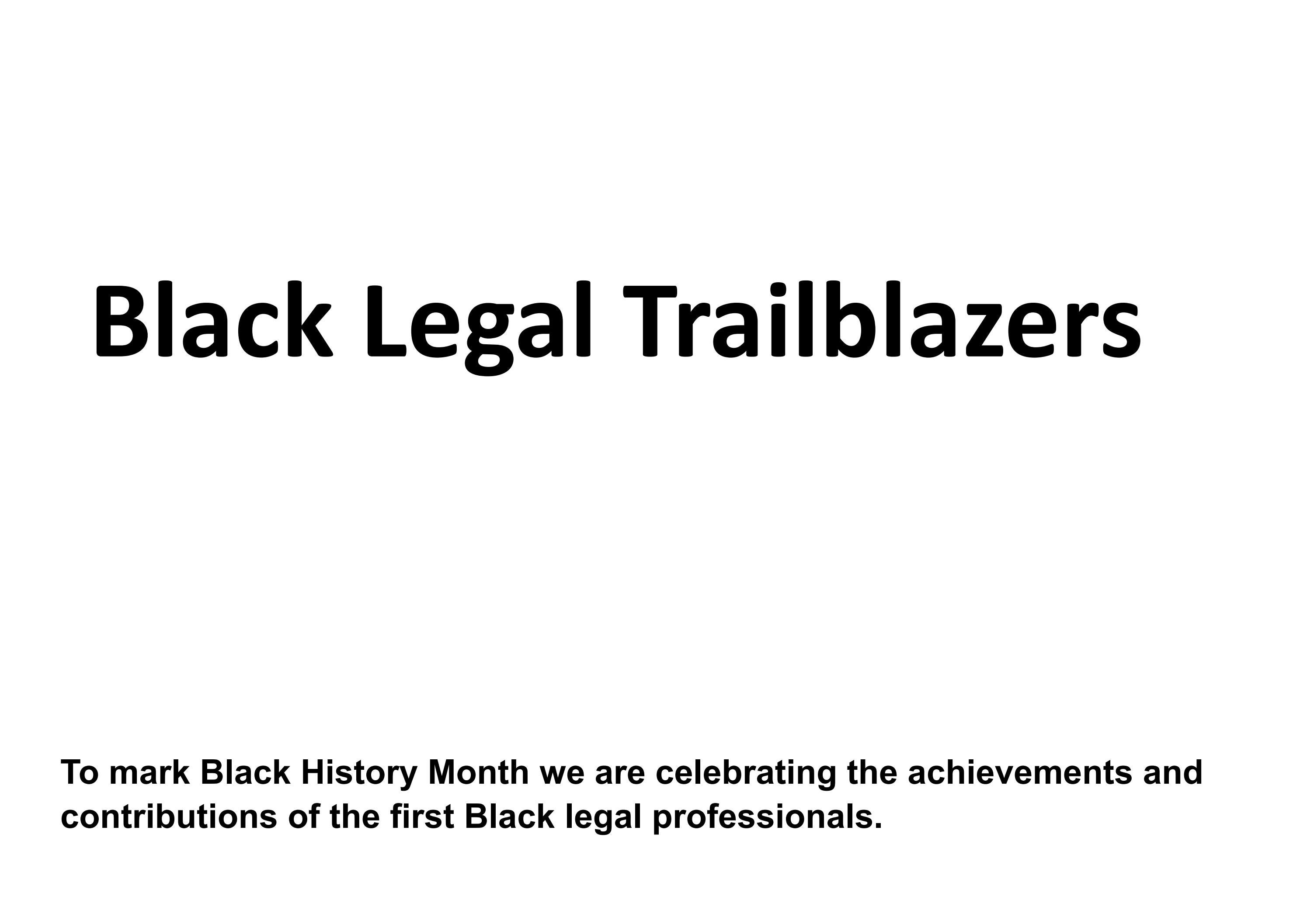 Black Legal Trailblazers by nationaljusticemuseum - Issuu