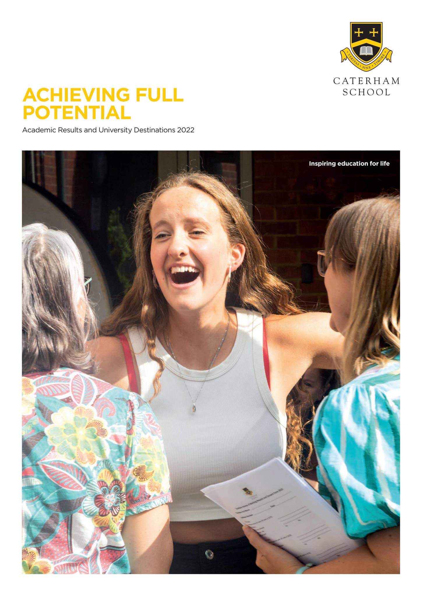 Achieving Full Potential - Results & Uni Destinations by Caterham ...