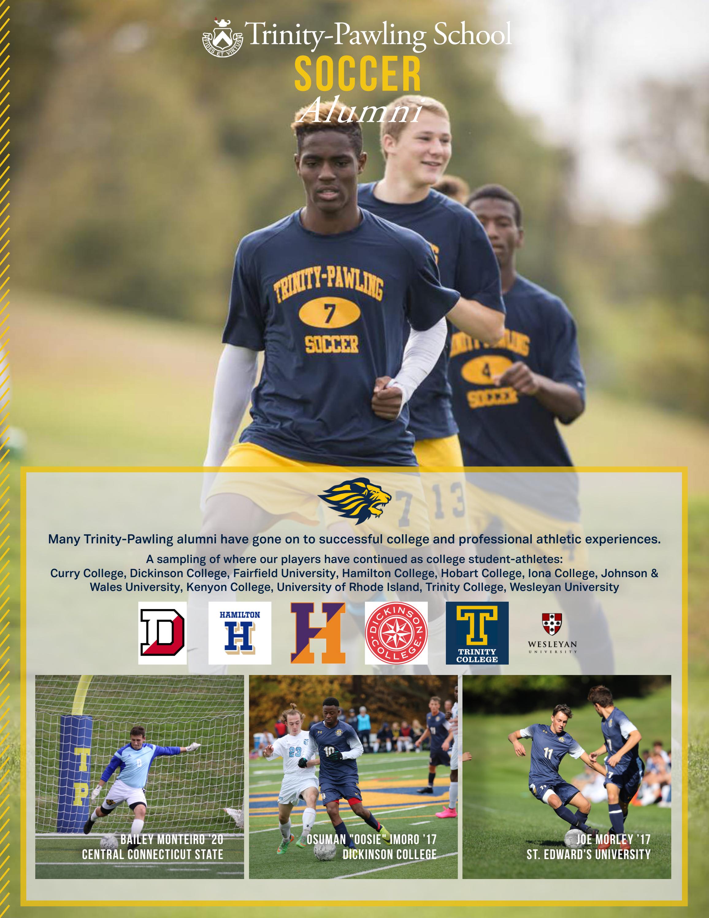 Soccer at Trinity-Pawling School by Trinity-Pawling School - Issuu
