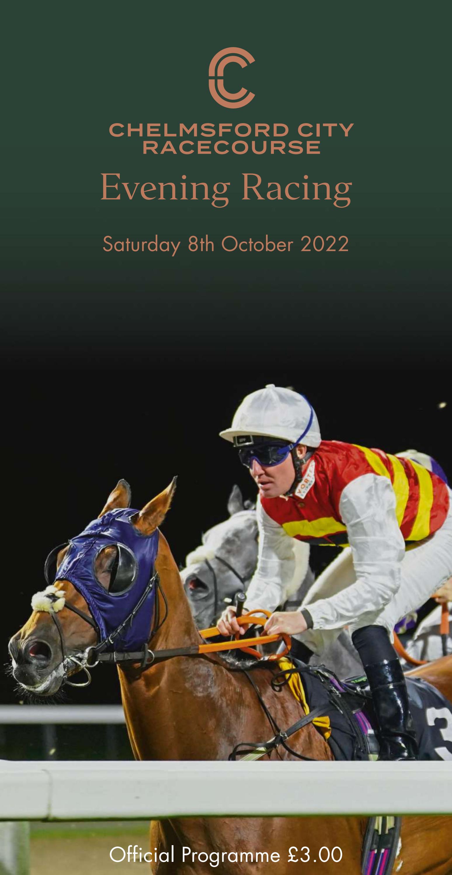 Chelmsford City Racecard - Saturday 8th October by Weatherbys - Issuu