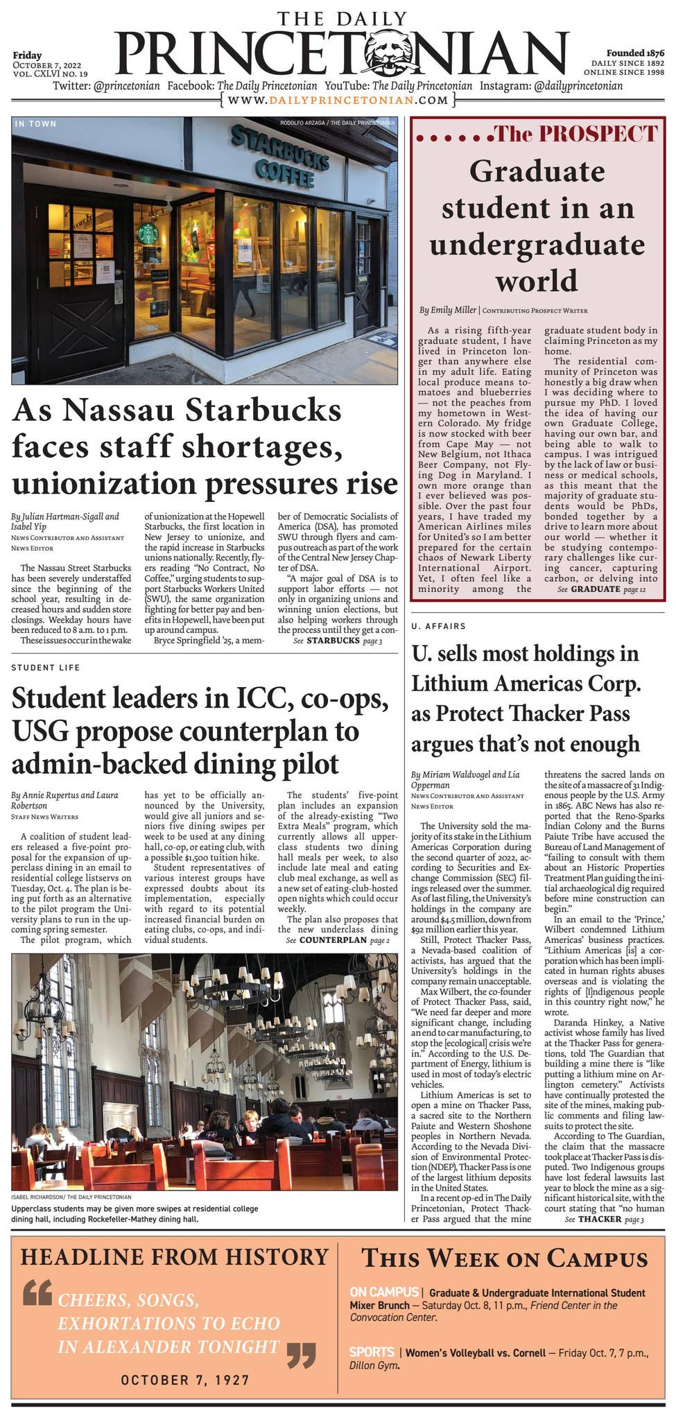 The Daily Princetonian: October 7, 2022 by The Daily Princetonian - Issuu