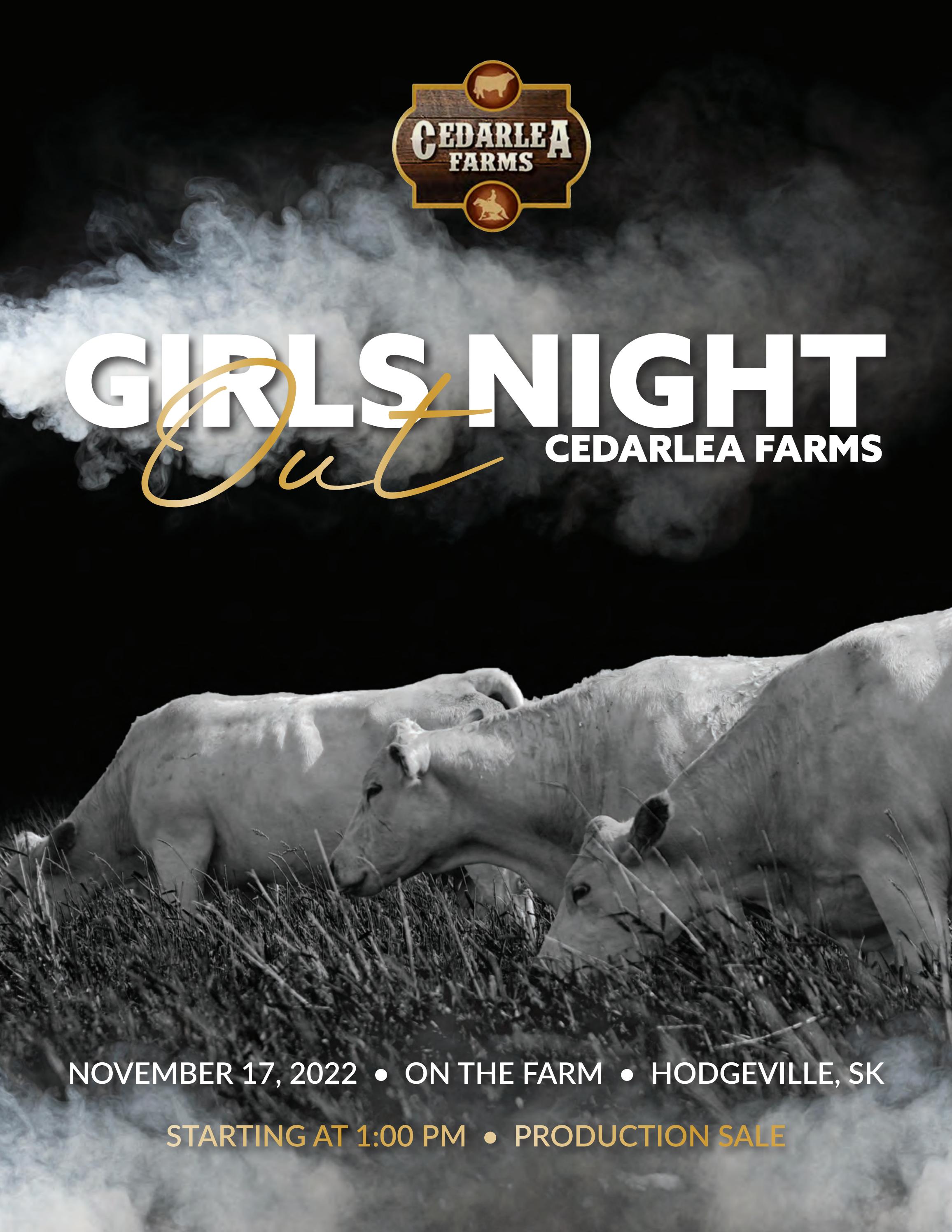 Cedarlea Farms "Girls Night Out" 2022 Female Sale by Today's Publishing ...