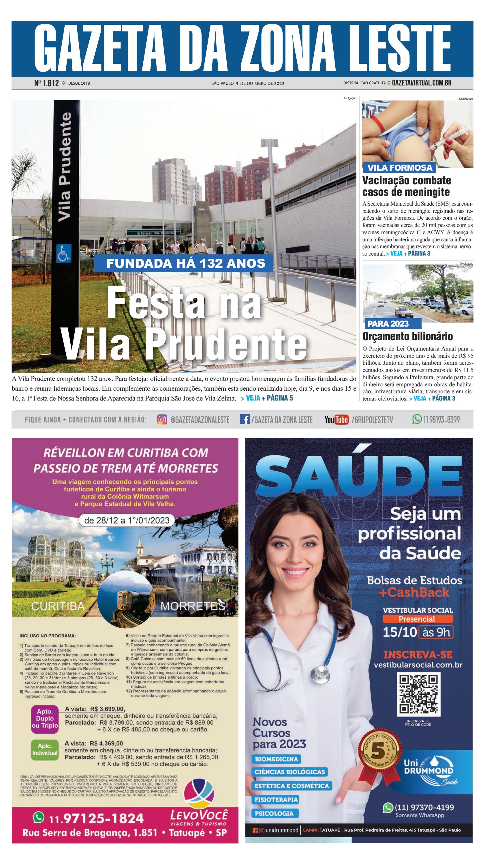 Gazeta da Zona Leste - 1812 by gazetavirtual - Issuu