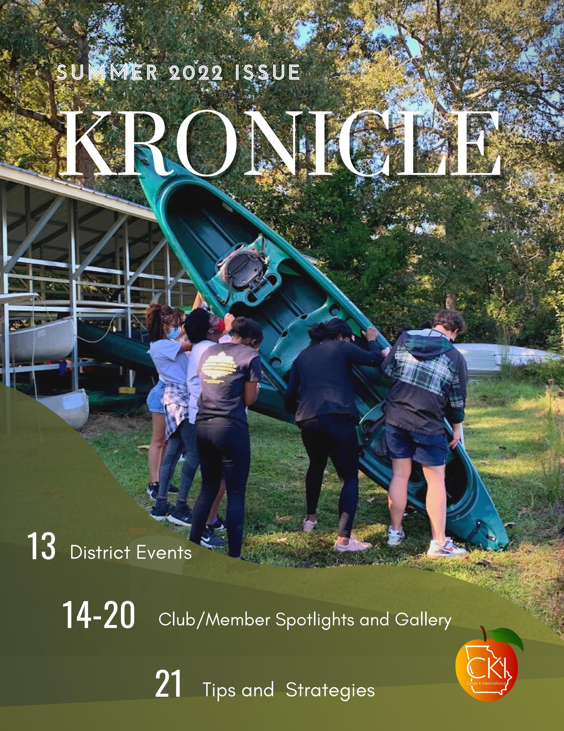 Summer Kronicle 2022 by Georgia CKI - Issuu
