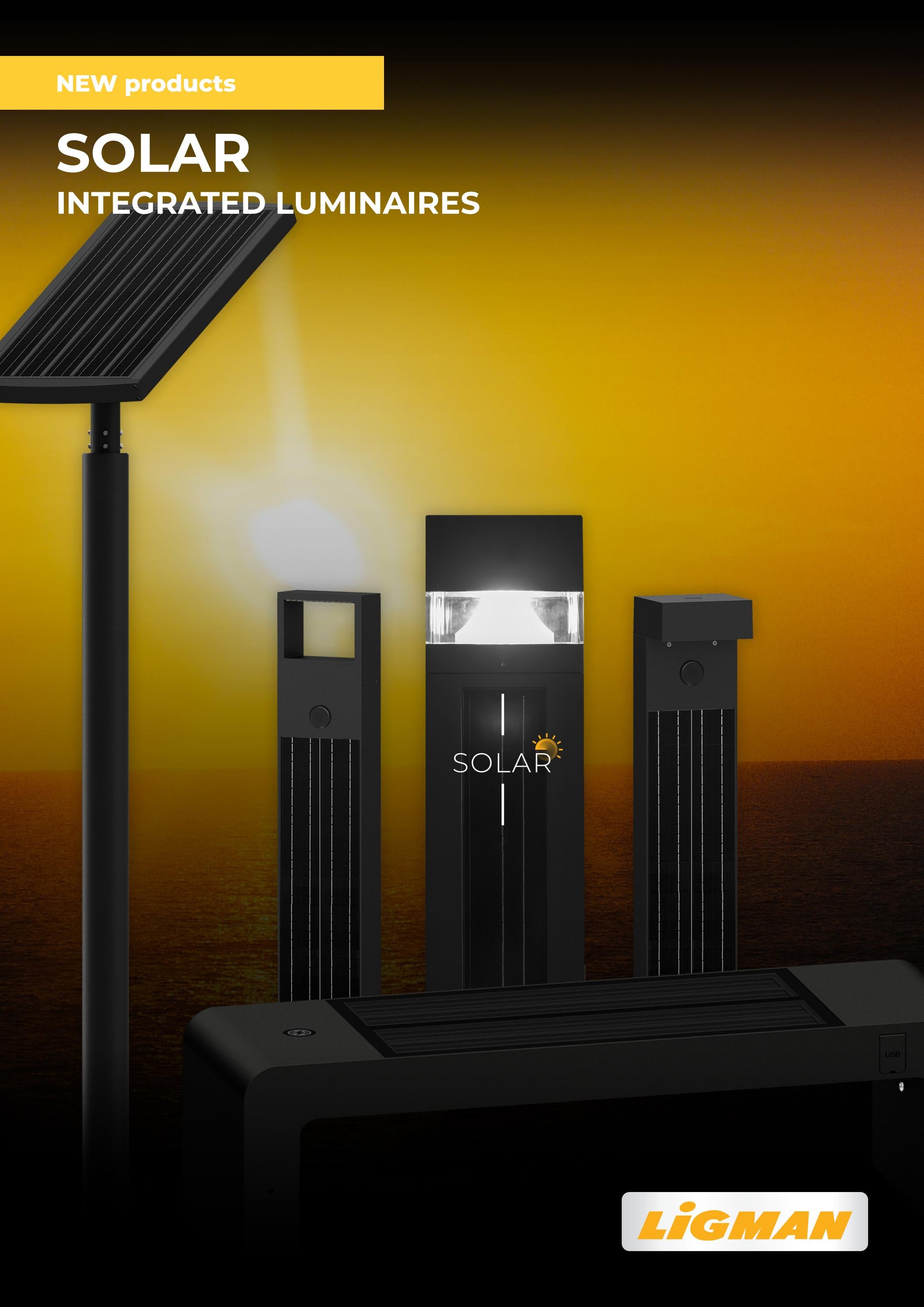 LIGMAN / Solar Integrated Luminaires Brochure by lighthousereps - Issuu