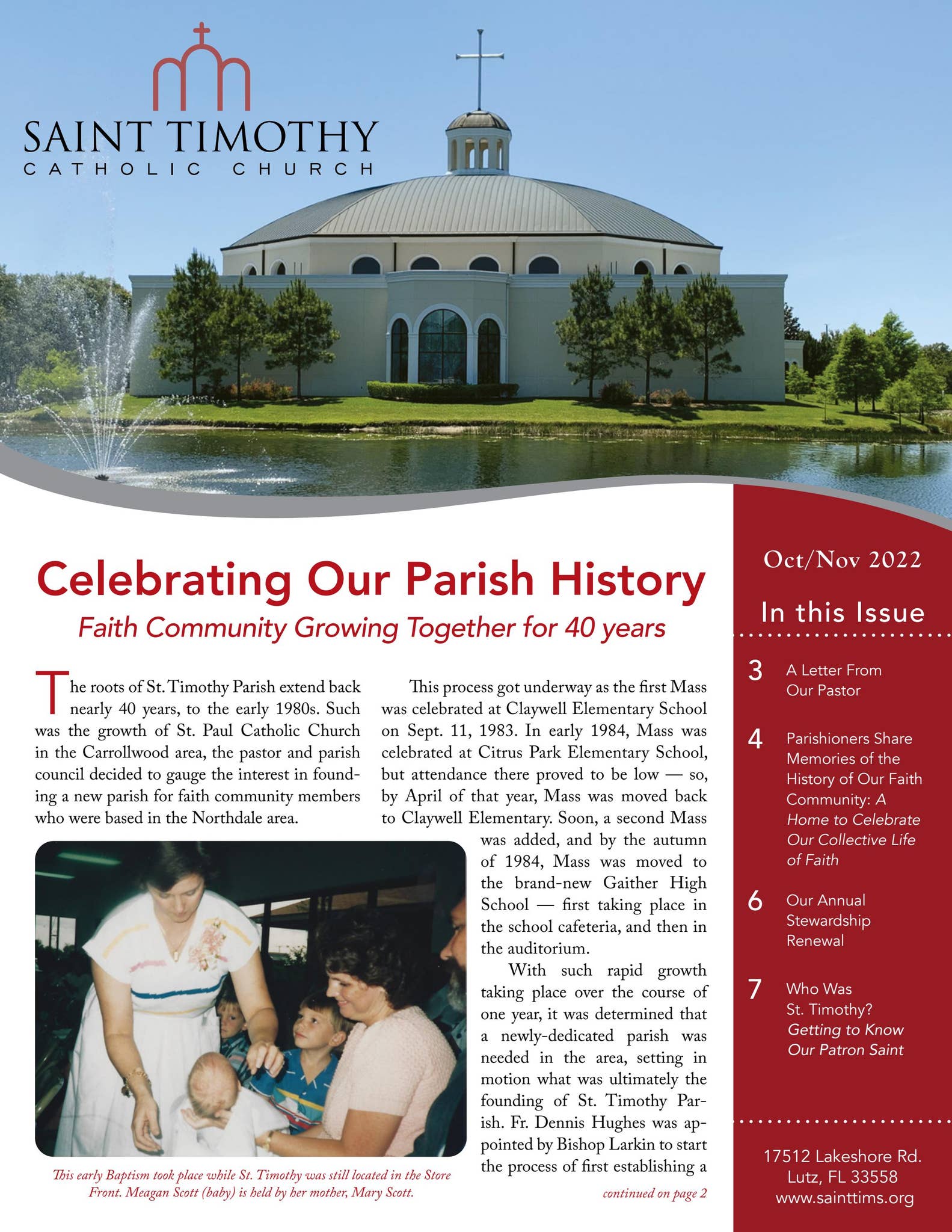 St. Timothy Catholic Church Newsletter — Oct/Nov 2022 by Catholic ...
