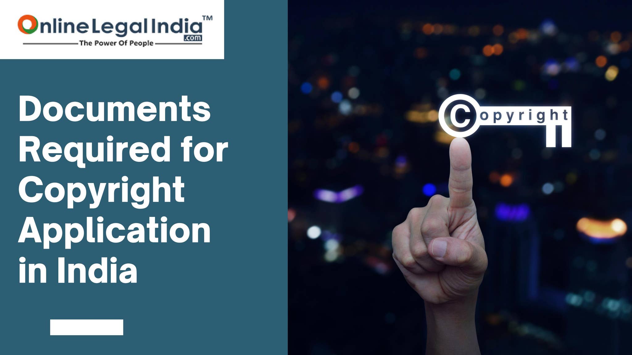 Documents required for Copyright application in India by ...