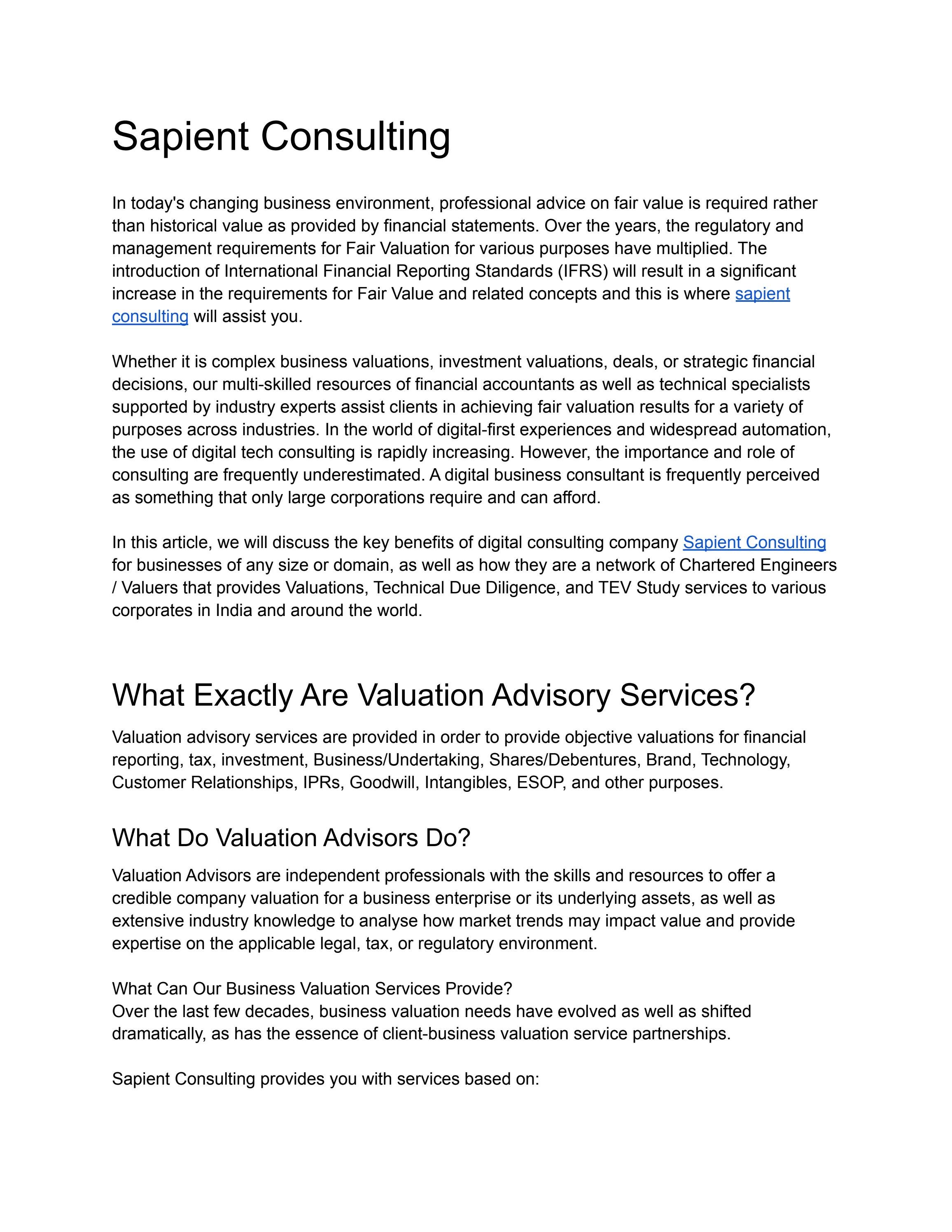 Sapient consulting - Sapient Services by Sapient Services - Issuu