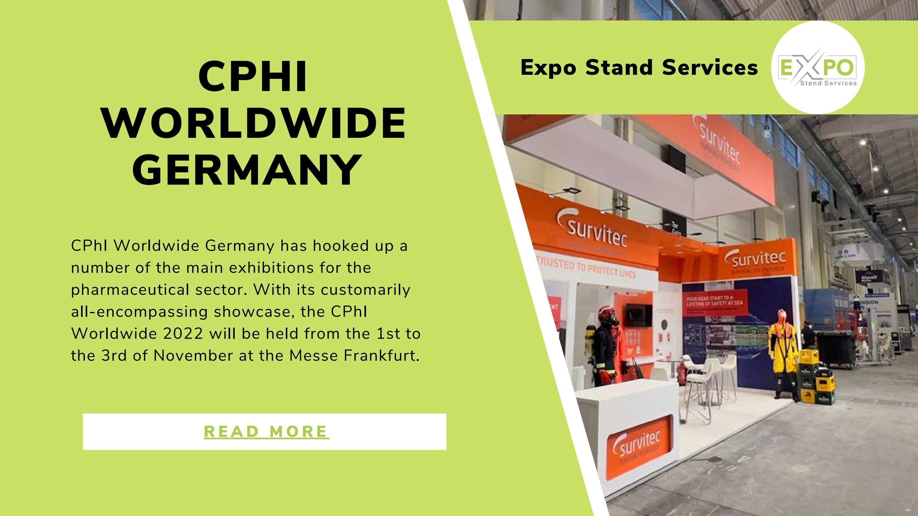 CPhI Worldwide 2022 - exhibition stand contractor in Frankfurt | expostandservices by ...