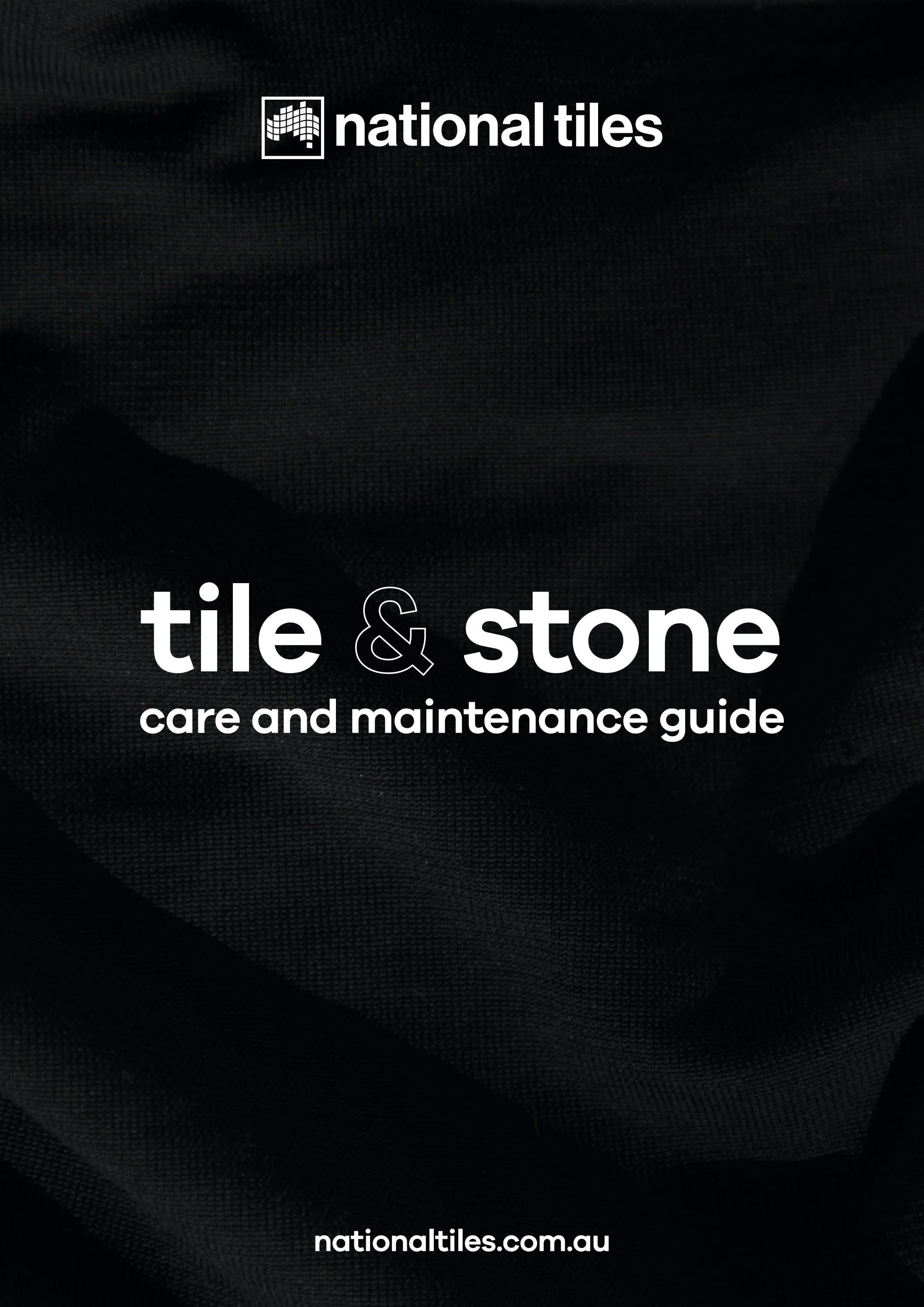 Tile & Stone Care and Maintenance Guide by nationaltiles - Issuu