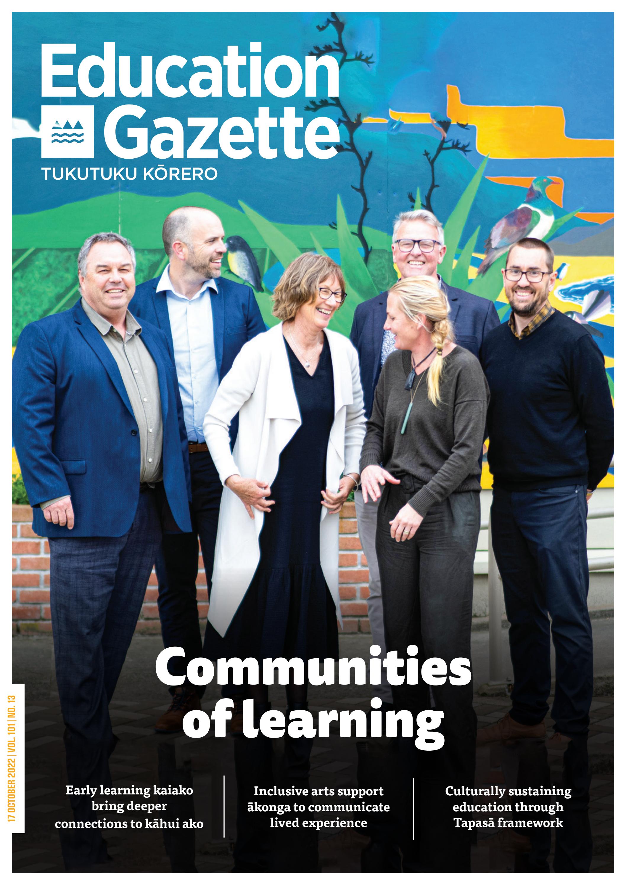 Education Gazette 101.13 by Education Gazette | Tukutuku Kōrero - Issuu