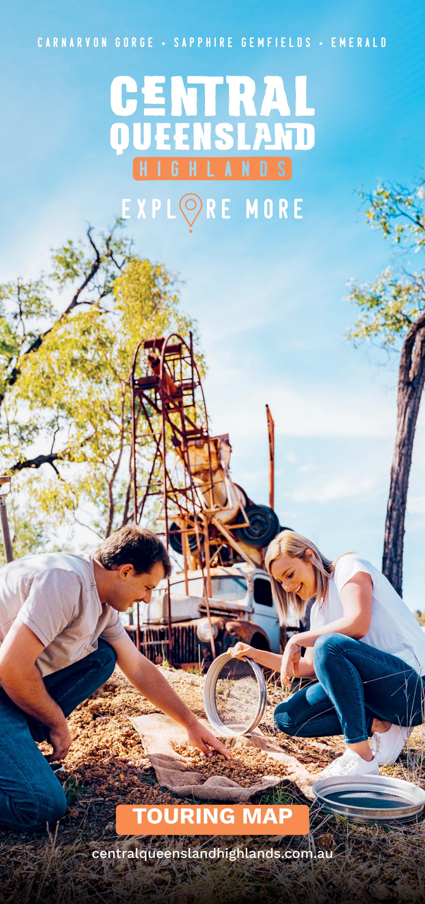 Central Queensland Highlands Touring Map 2021-22 by Central Highlands ...