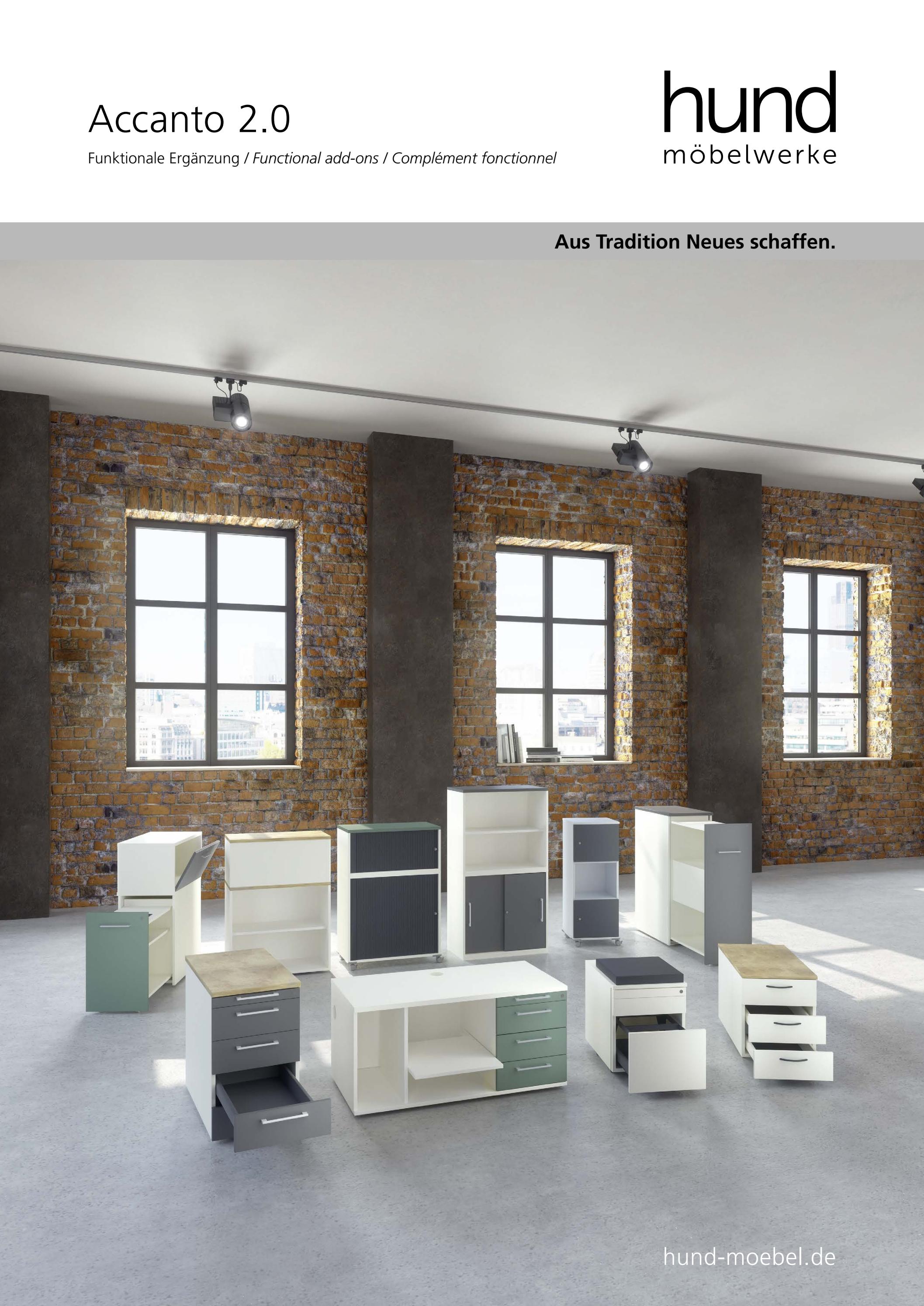 Accanto 2.0 - Broschüre / Brochure by Hund Möbelwerke - Issuu