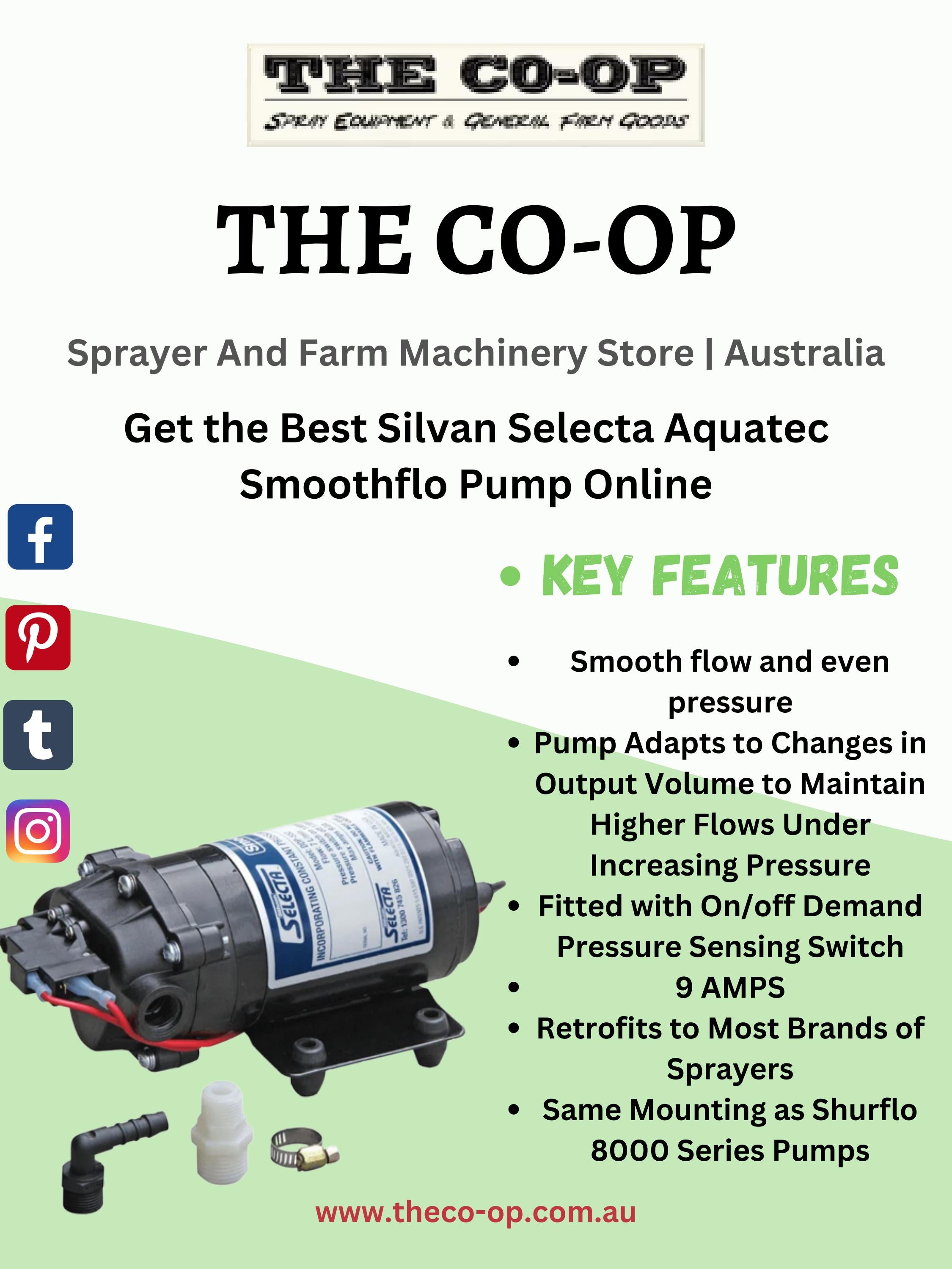 Get the Best Silvan Selecta Aquatec Smoothflo Pump Online by thecoop ...