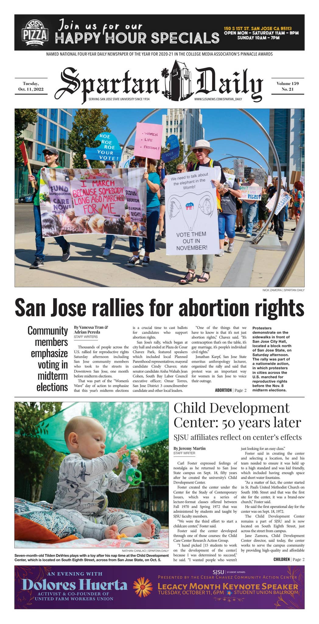Spartan Daily Vol. 159 No. 21 by Spartan Daily - Issuu